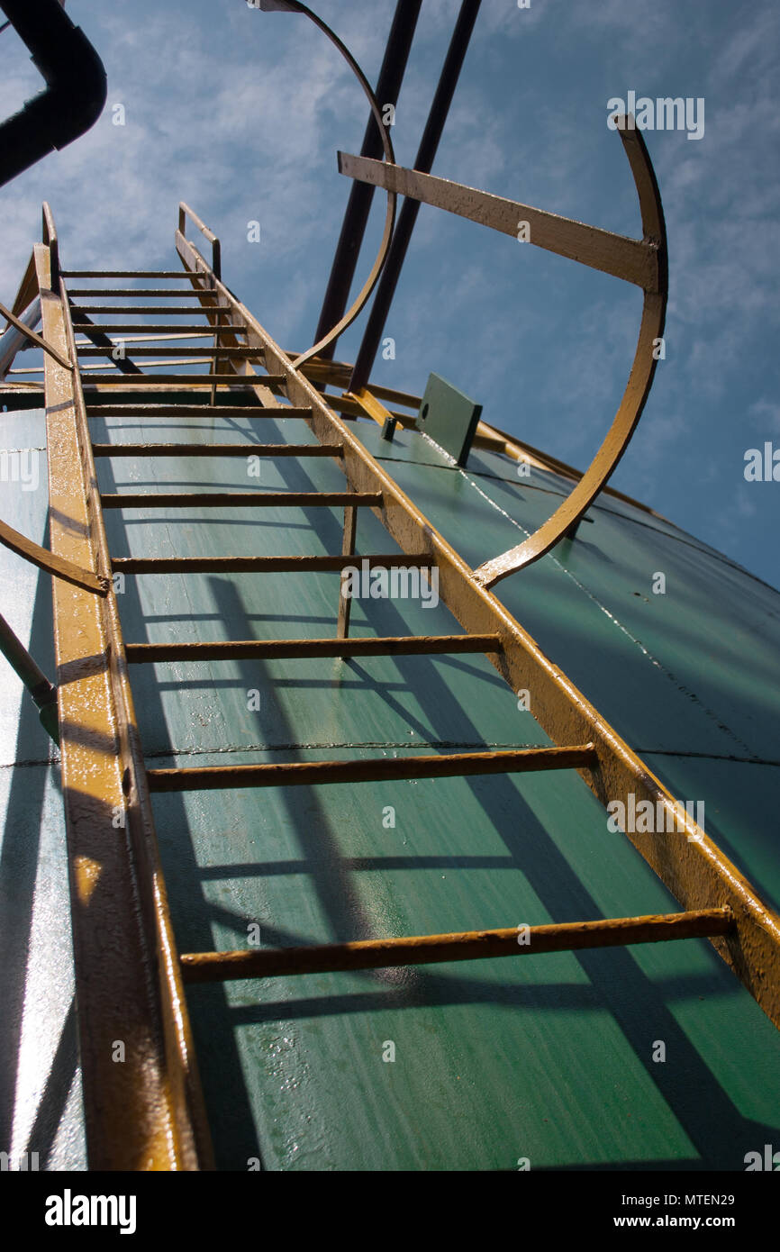 Industrial Ladder Company, Industry Staircase Outdoors Stock Photo - Alamy