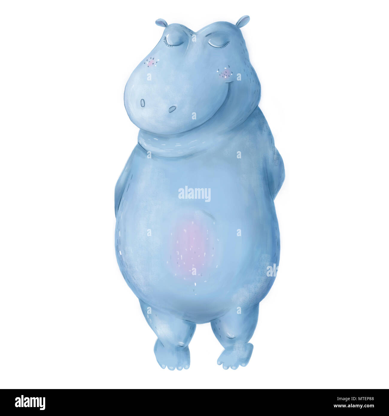 Hippo Clip art animal hippopotamus cute color summer time biauty on ...