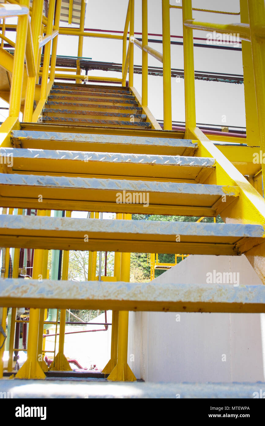 Industrial Ladder Company, Industry Staircase Outdoors Stock Photo - Alamy