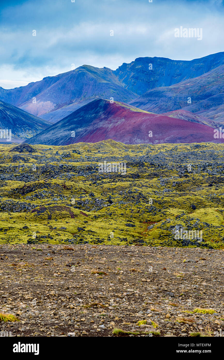 Colourful Icelandic landscape Stock Photo - Alamy
