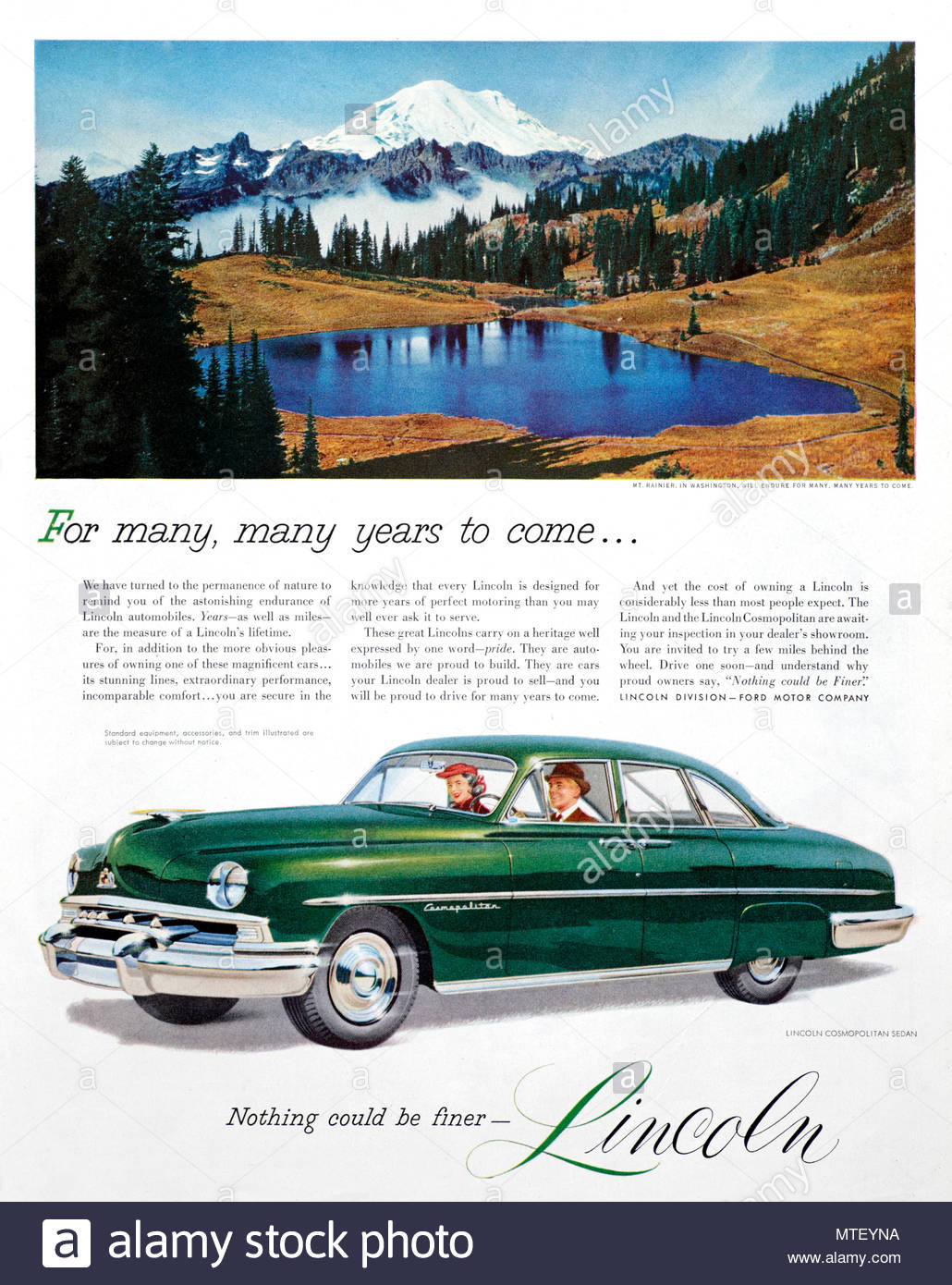 Man vintage advertisement 1950s hi-res stock photography and images - Alamy