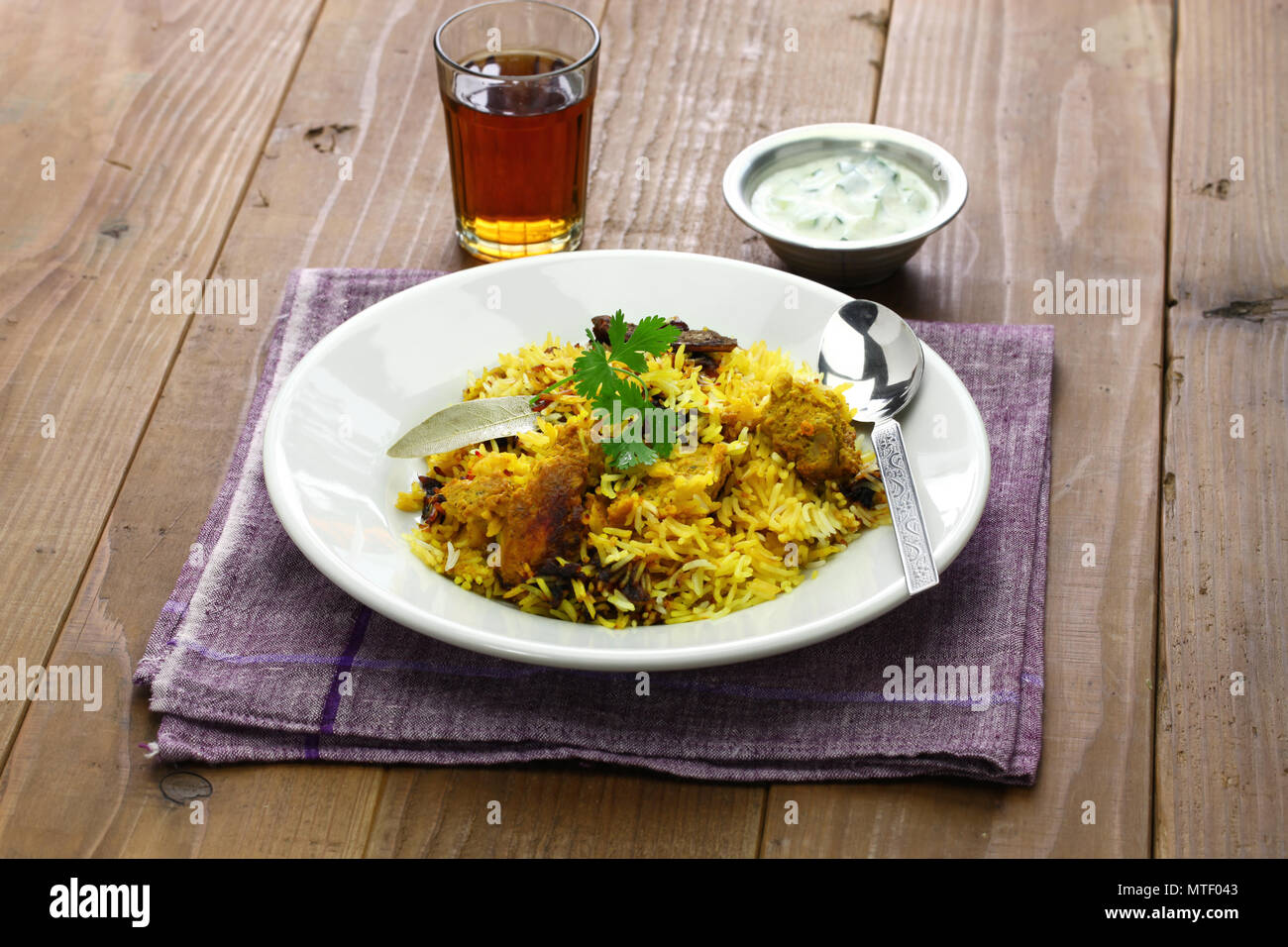 Indian non veg rice dish hi-res stock photography and images - Alamy