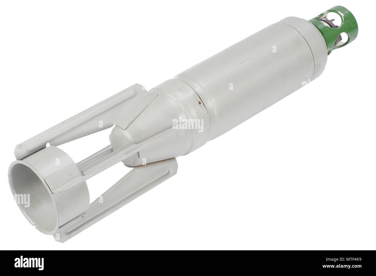 anti-tank aircraft bomb isolated on white Stock Photo - Alamy