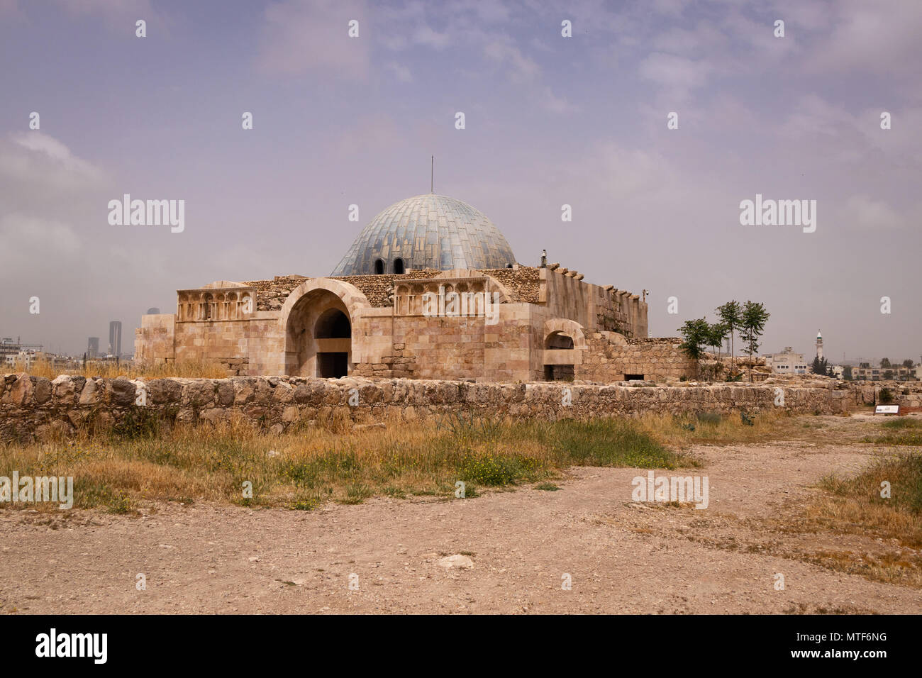 Historic Umayyad Palace in Amman Citadel, Jordan Stock Photo - Alamy