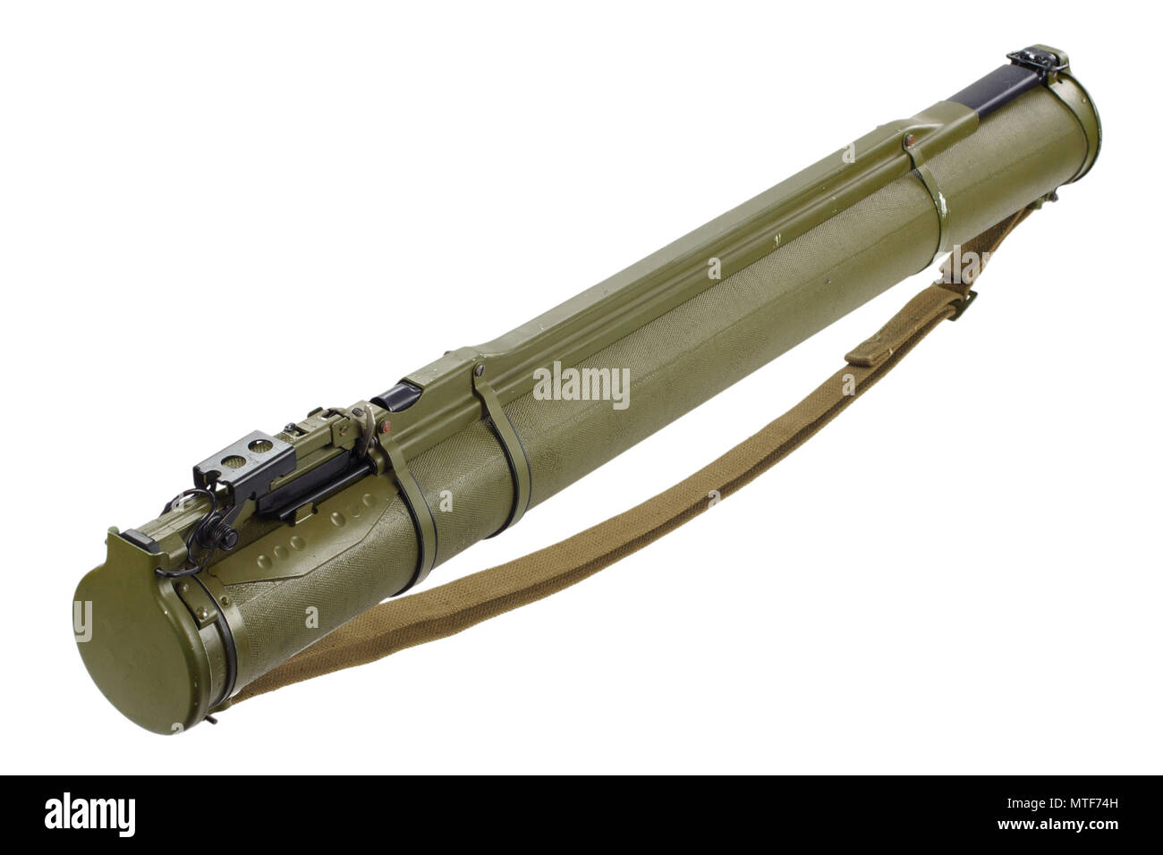 anti-tank rocket propelled grenade launcher "bazooka" type isolated on ...