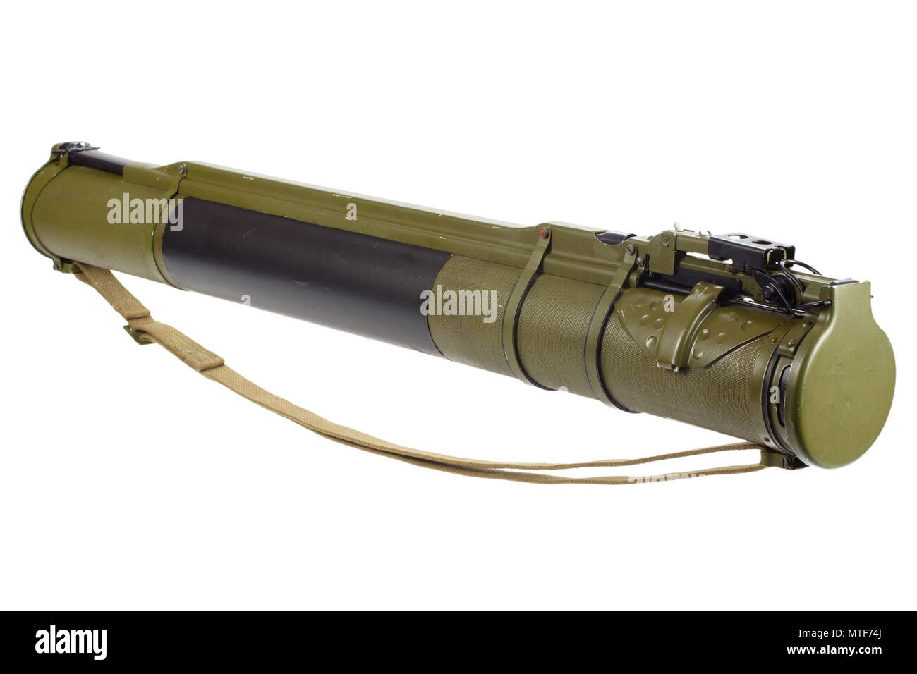 anti-tank rocket propelled grenade launcher "bazooka" type isolated on ...