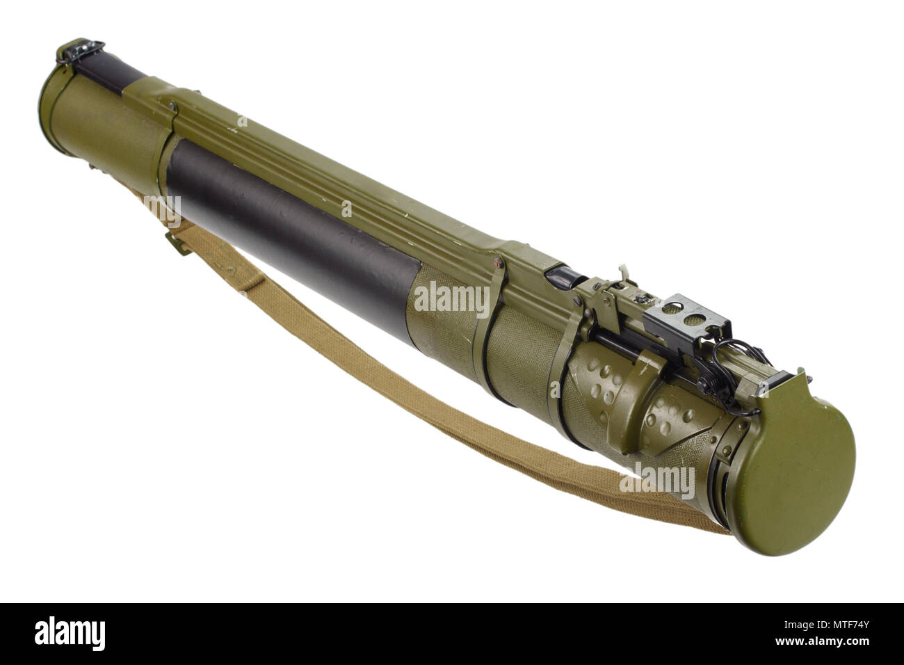 anti-tank rocket propelled grenade launcher "bazooka" type isolated on ...