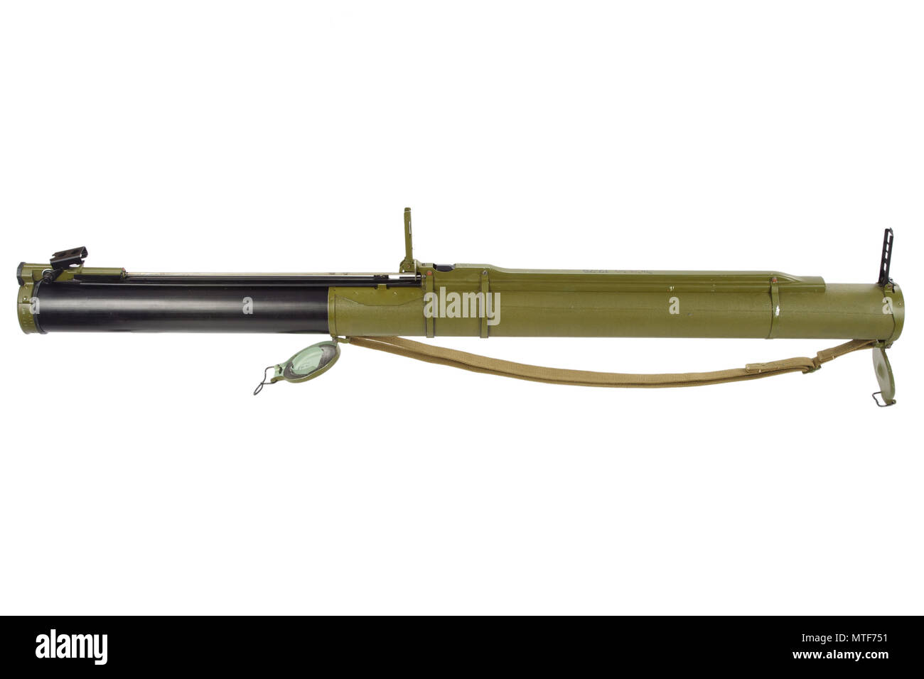 anti-tank rocket propelled grenade launcher "bazooka" type isolated on ...