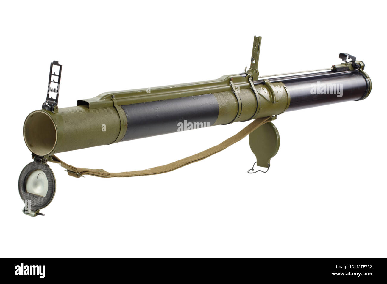 anti-tank rocket propelled grenade launcher "bazooka" type isolated on ...