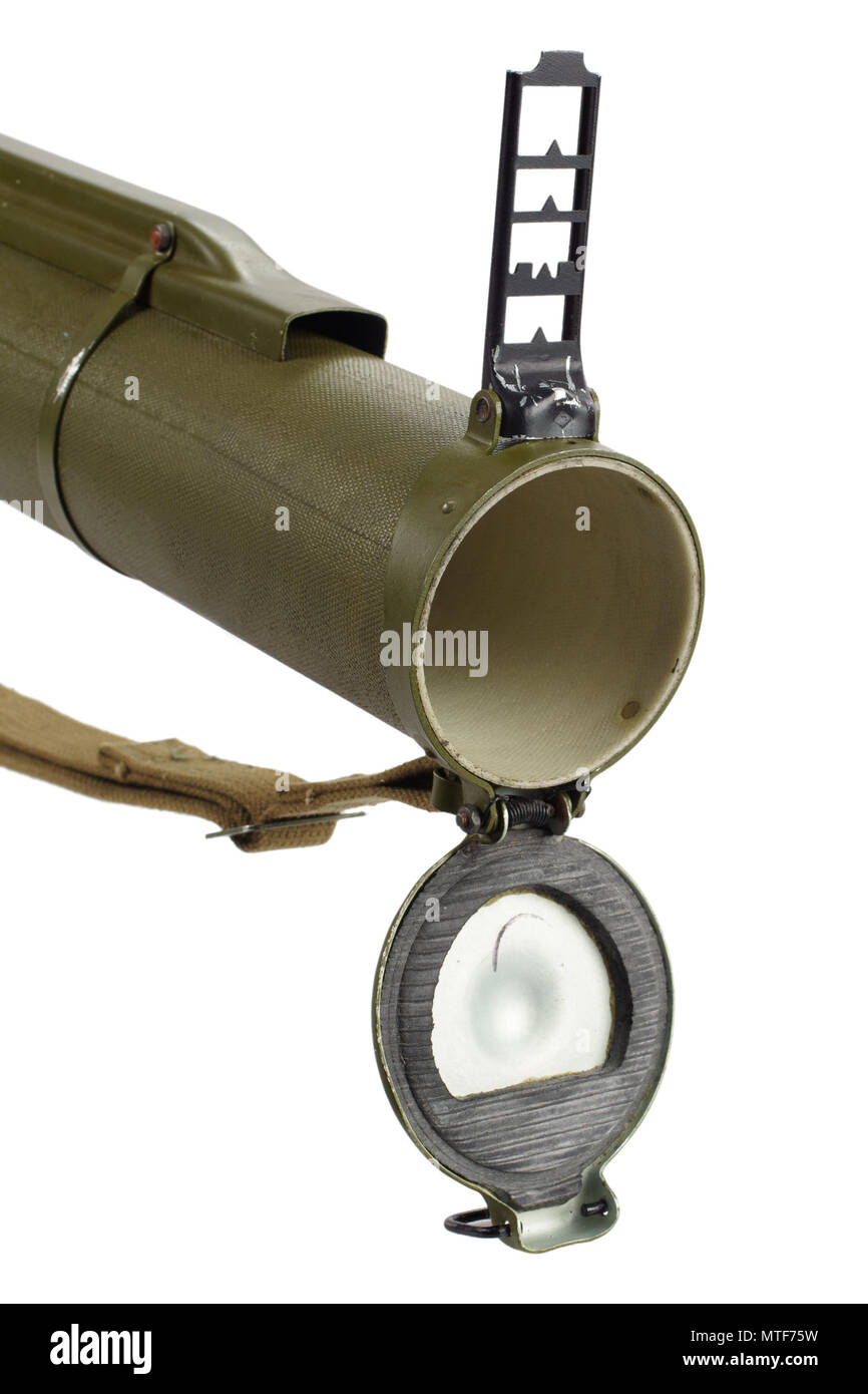 anti-tank rocket propelled grenade launcher "bazooka" type isolated on ...