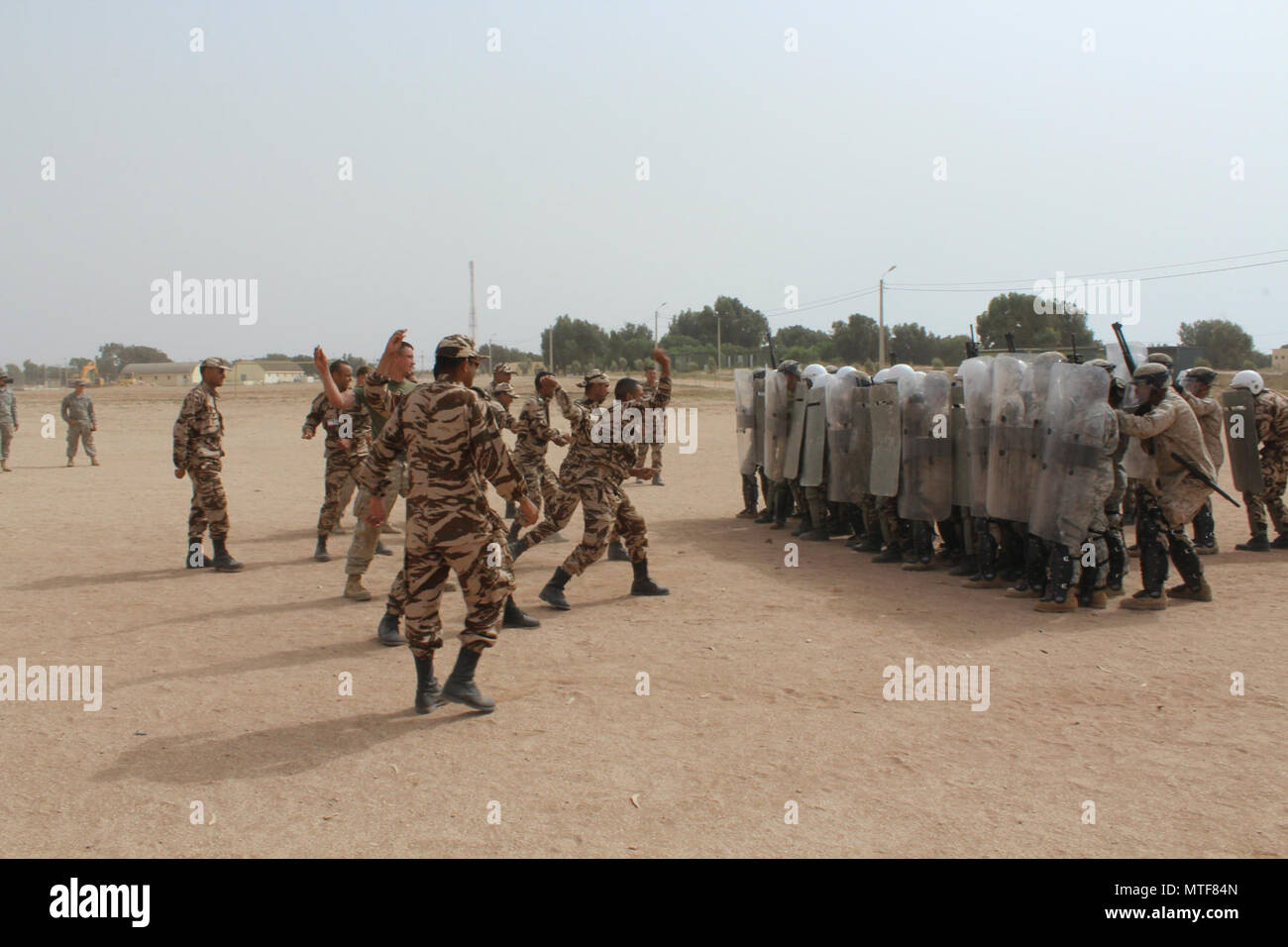 Riot control techniques hi-res stock photography and images - Alamy