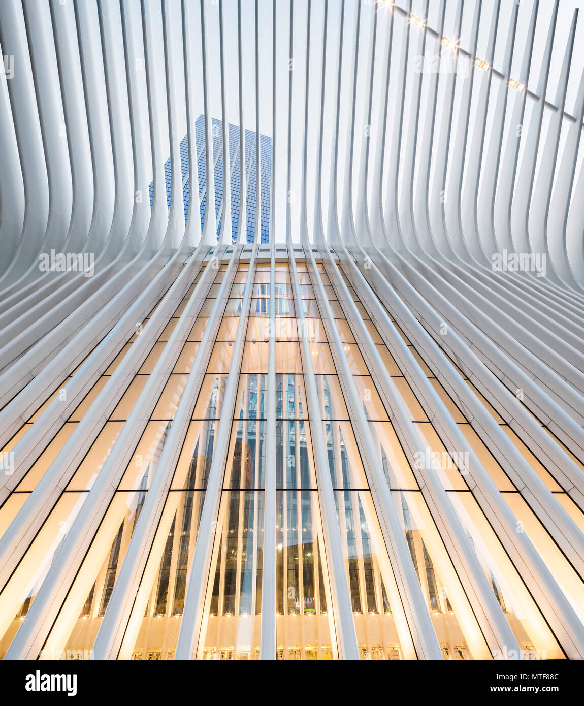 The Oculus World Trade Center Transportation Hub at Ground Zero in ...