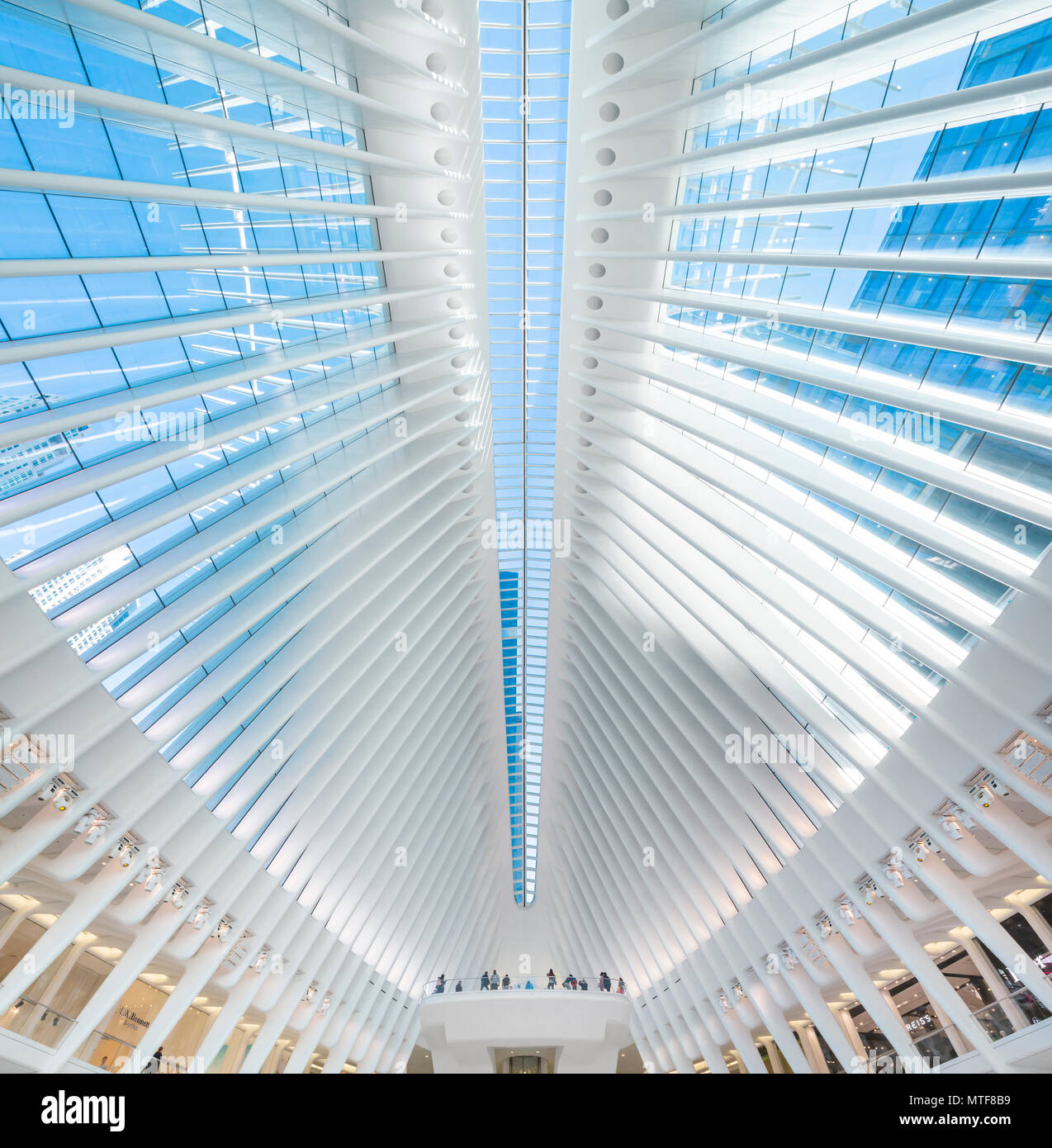The Oculus World Trade Center Transportation Hub at Ground Zero in ...