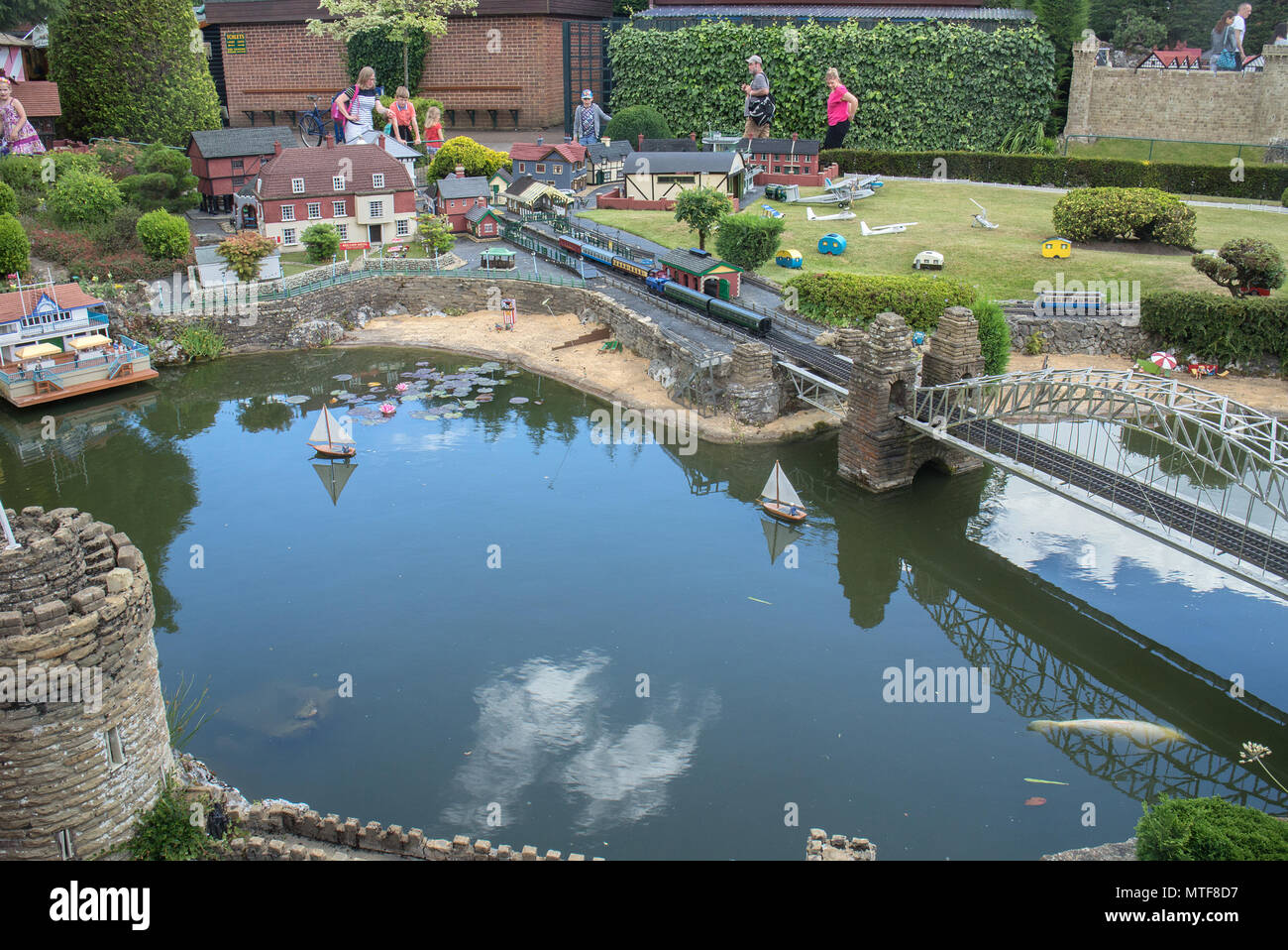 Miniature railway village hi-res stock photography and images - Alamy