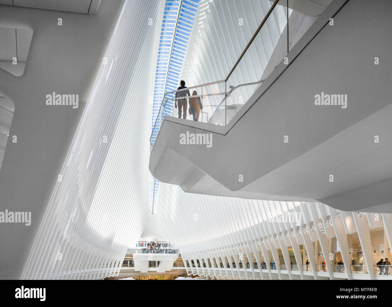 The Oculus World Trade Center Transportation Hub at Ground Zero in ...