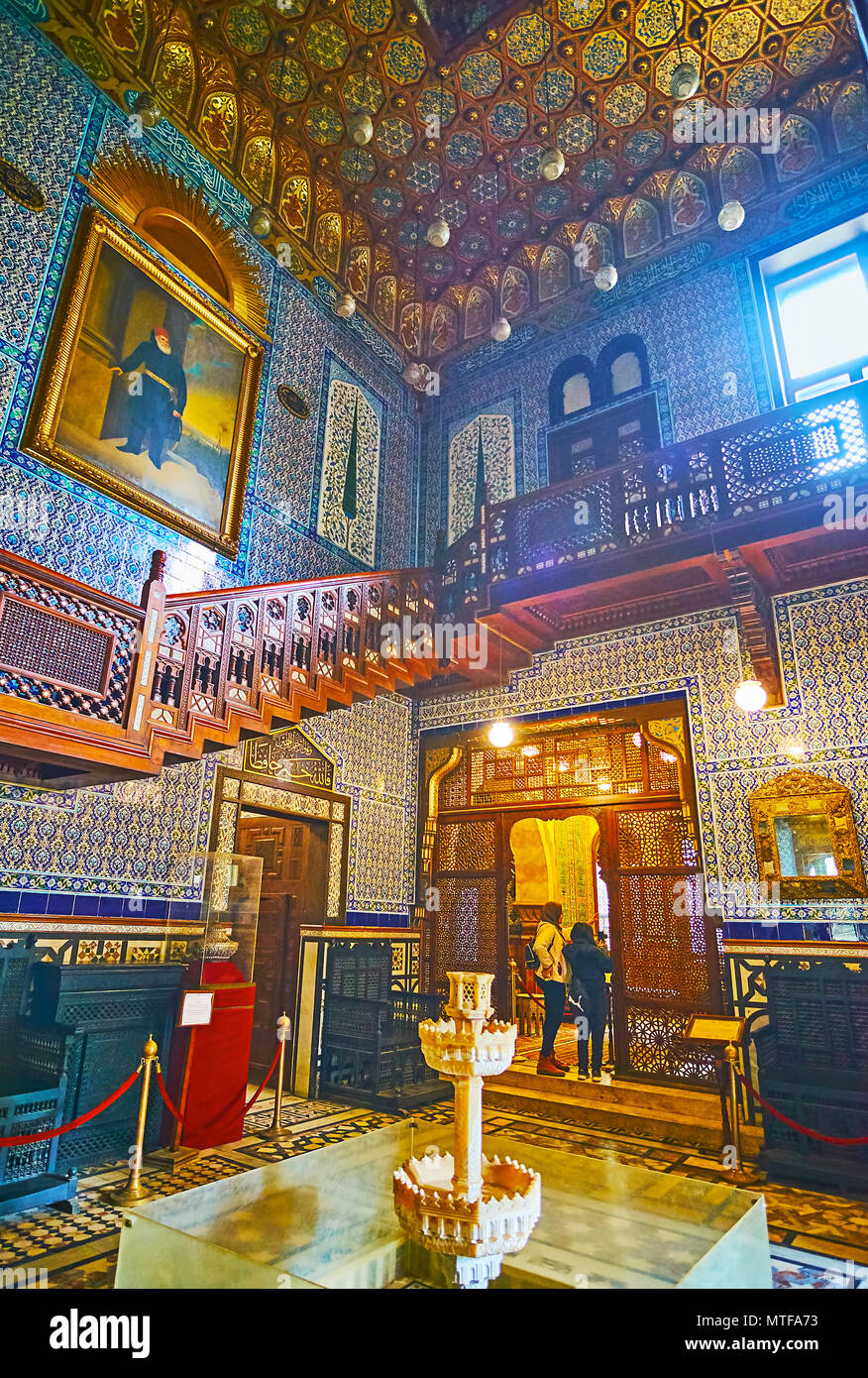 Manyal palace cairo hi-res stock photography and images - Alamy