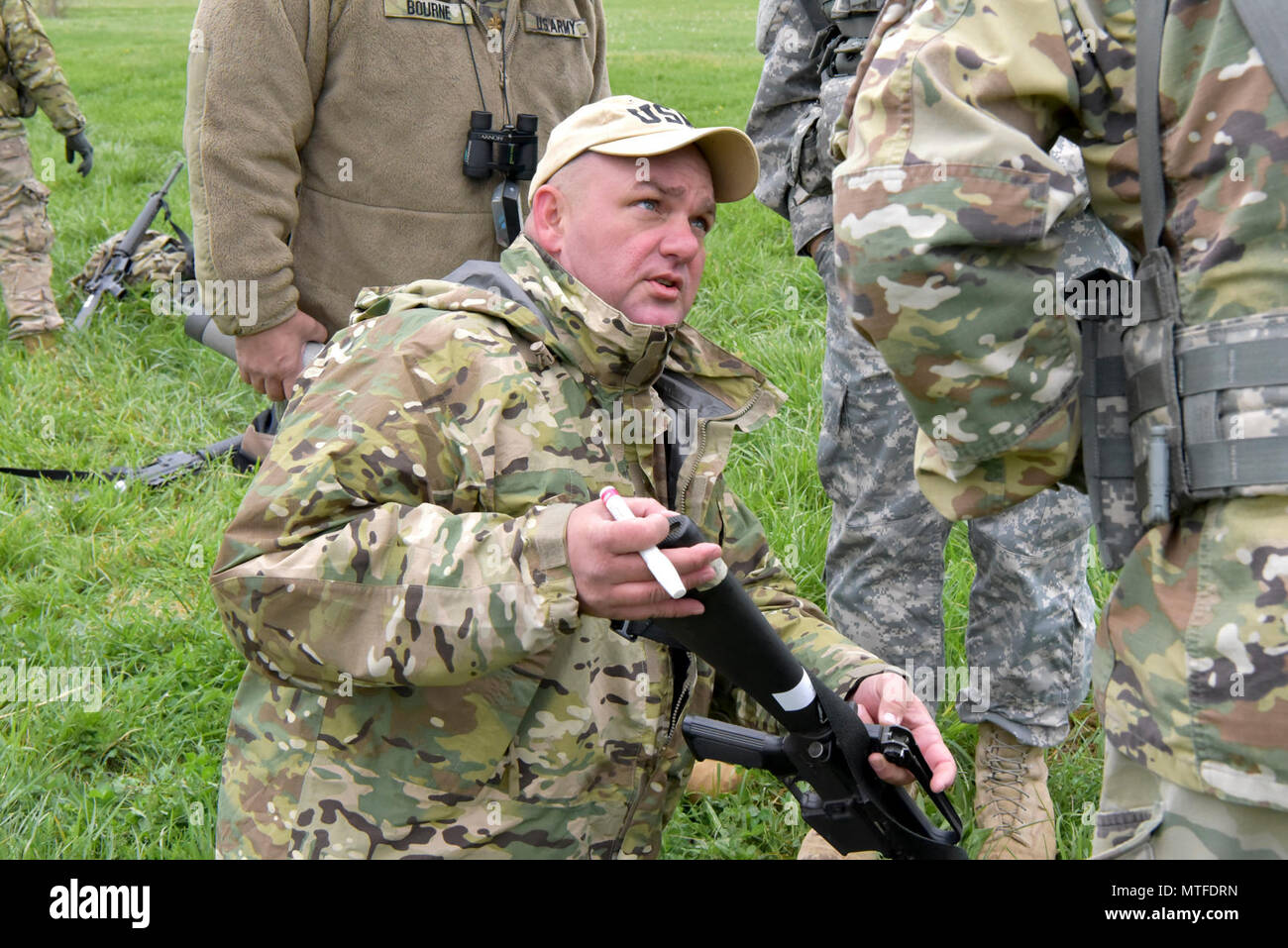Sgt. Maj. James Mauer, the noncommissioned officer in charge of the U.S ...