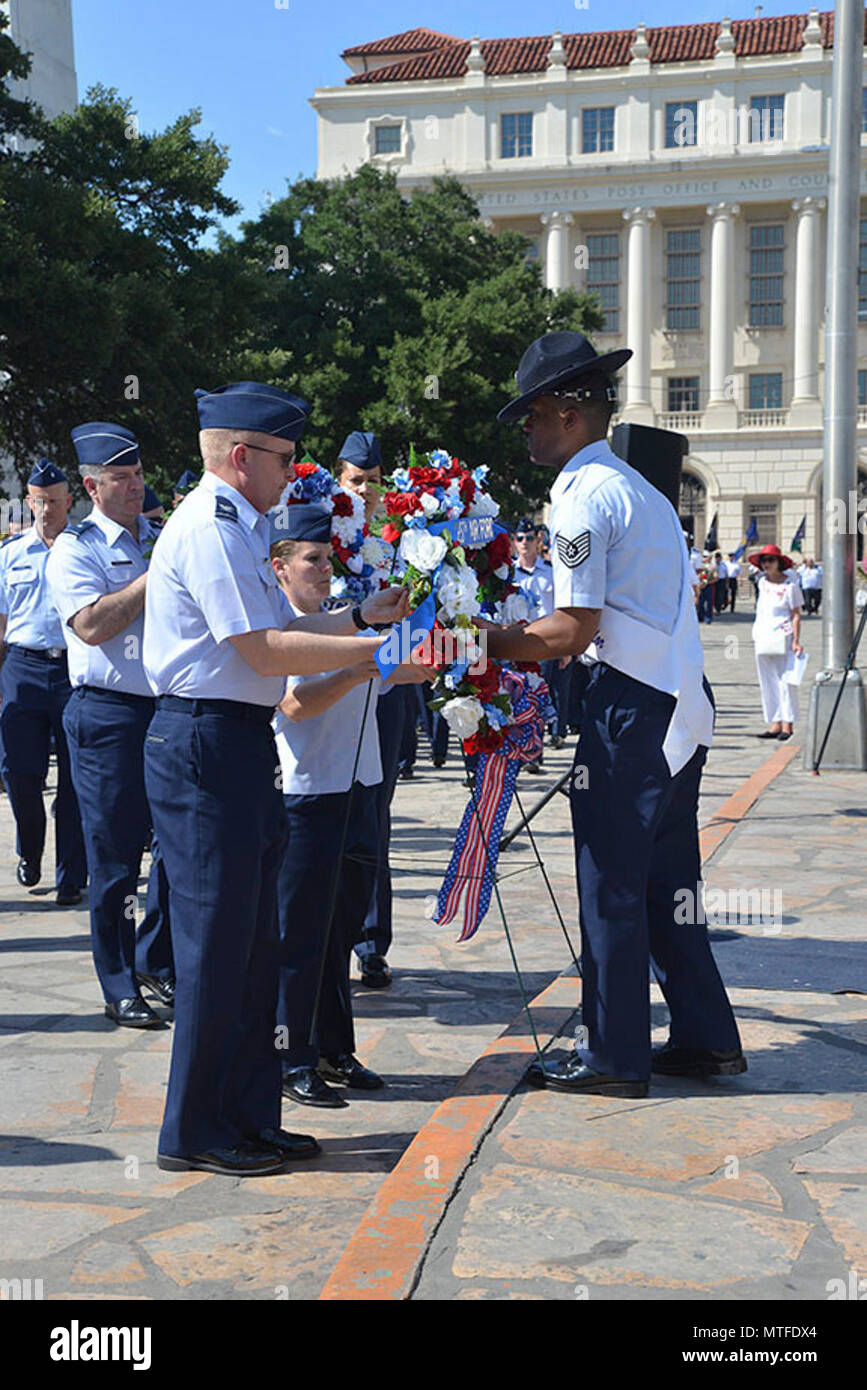 Col. James Cluff, vice commander, 25th Air Force, and Chief Master Sgt ...