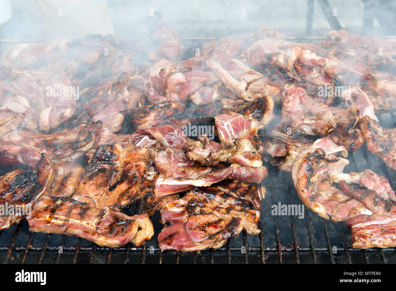 Grill top view hi-res stock photography and images - Alamy