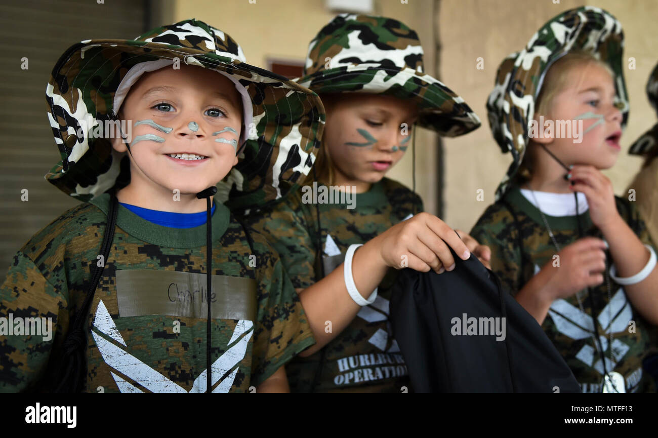 A military child poses for a Stock Photo - Alamy