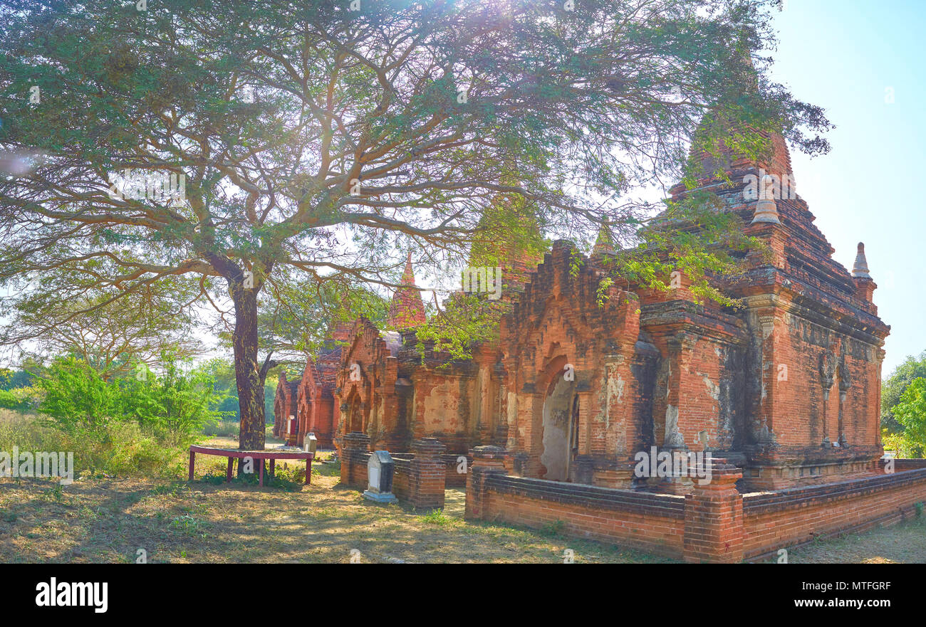 The shady bench is a nice place to relax and enjoy the landmarks of ...
