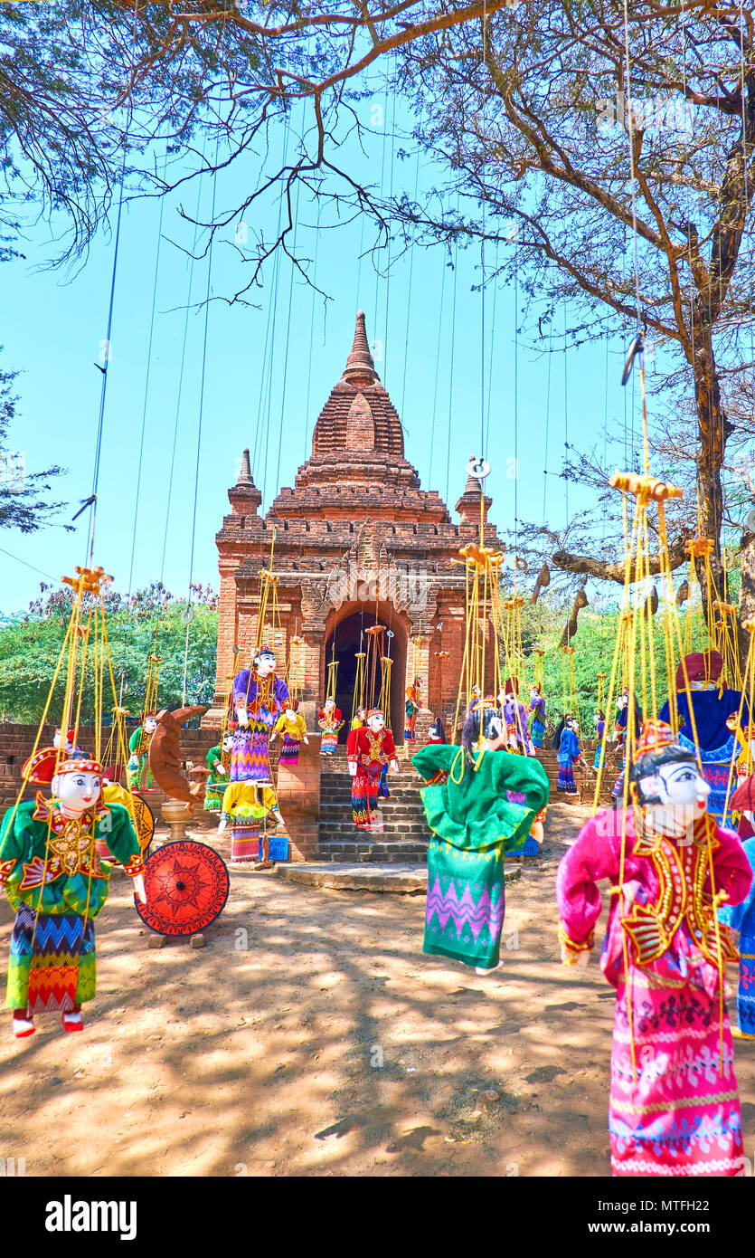 Traditional dolls in colorful dresses are amazing gifts from Myanmar ...