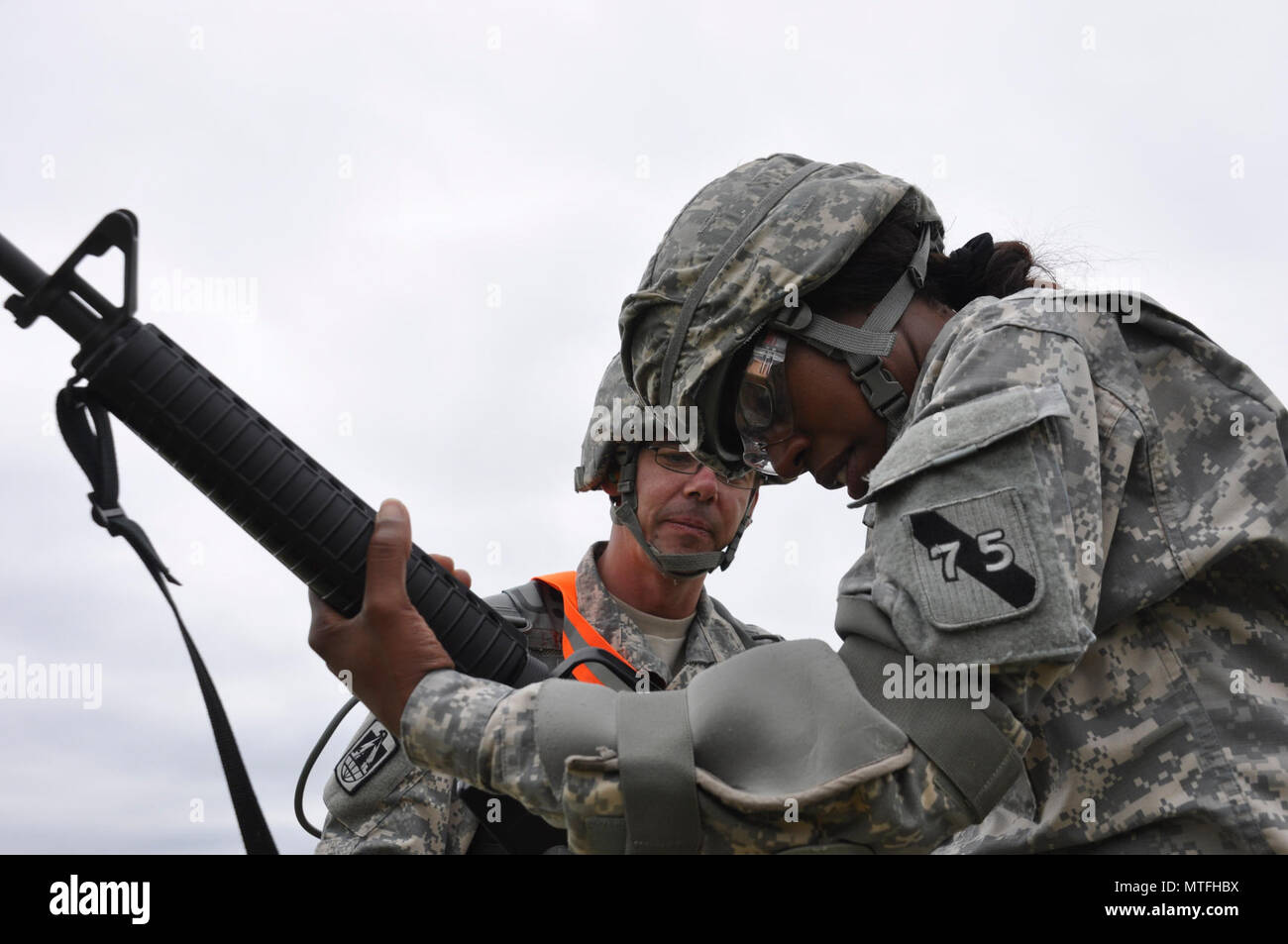 In this image released by the Army Reserve's 75th Training Command ...