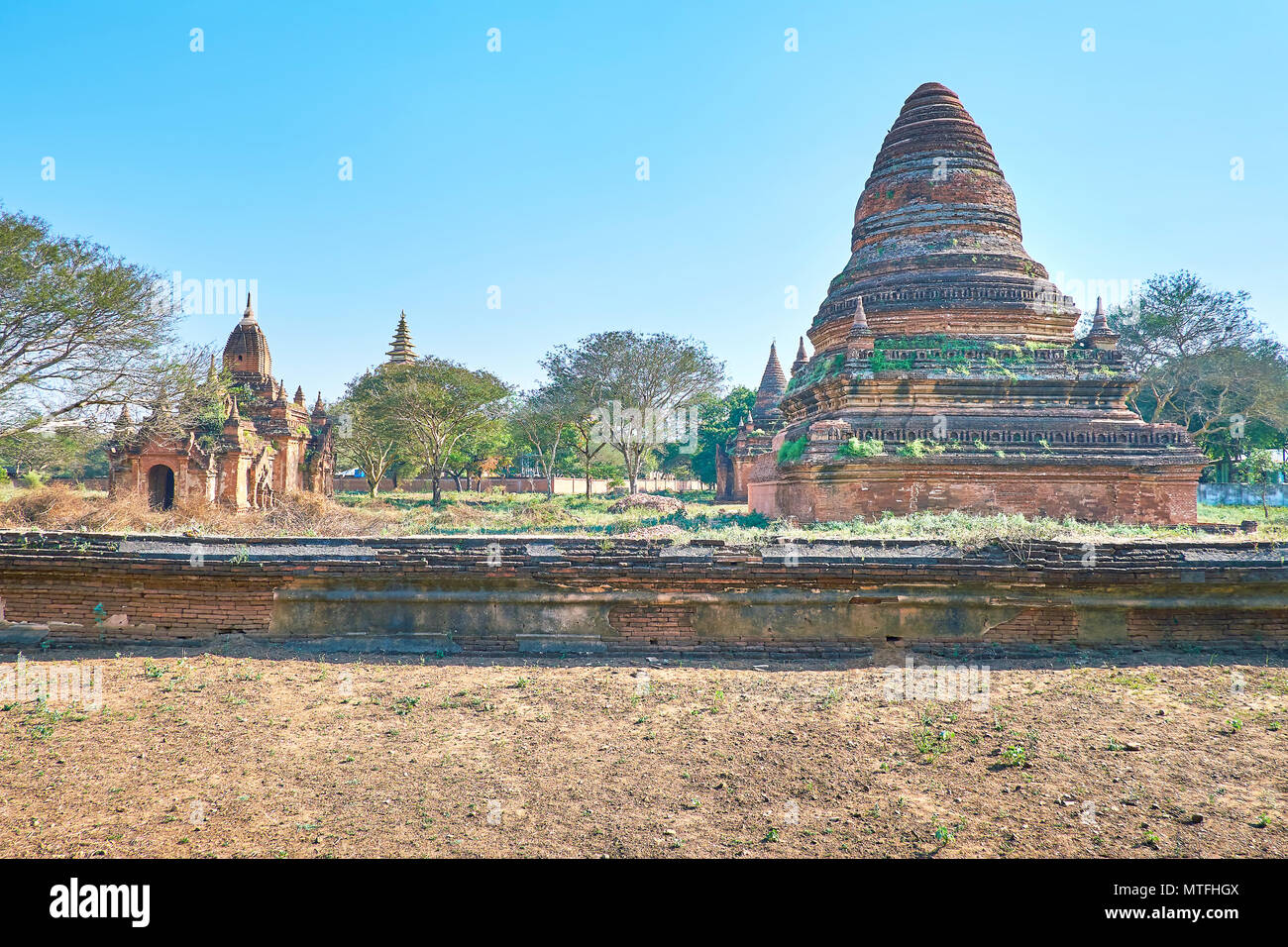 Numerous ancient religion monuments are the main landmarks of Bagan ...