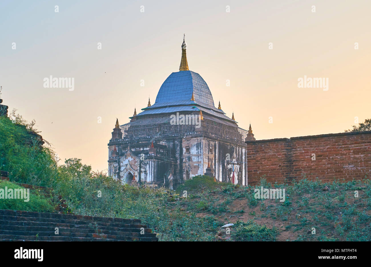 The Thatbyinnyu Temple is one of the most notable landmark in Old Bagan ...
