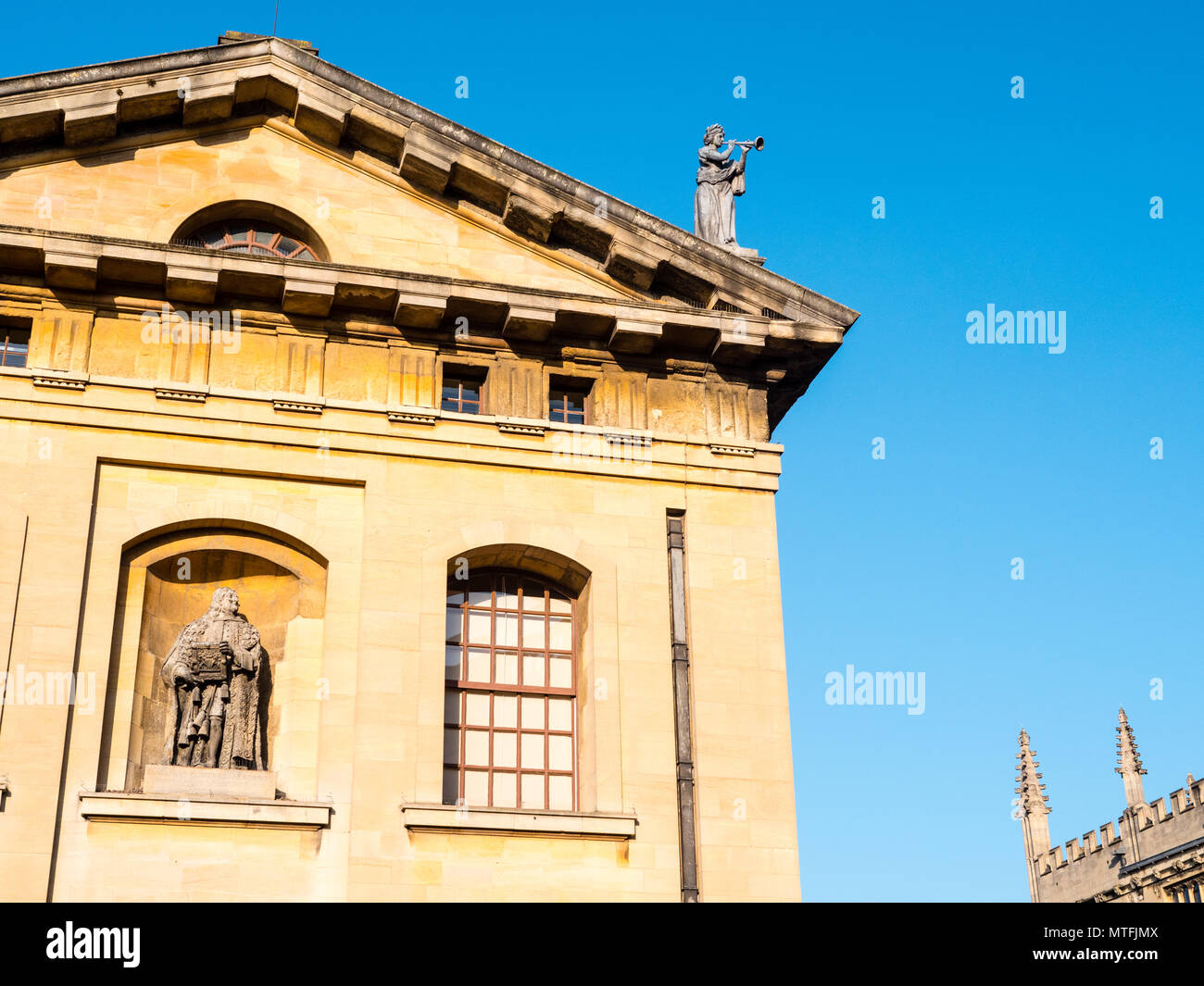 Clarendon Building, Oxford University, Oxford, Oxfordshire, England, UK ...