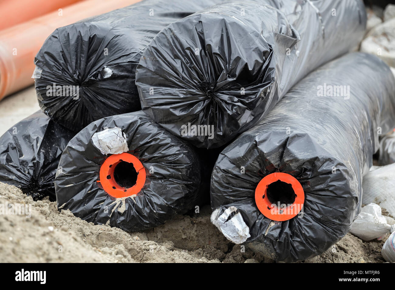 Geotextile fabric roll used for for drainage and separation at ...
