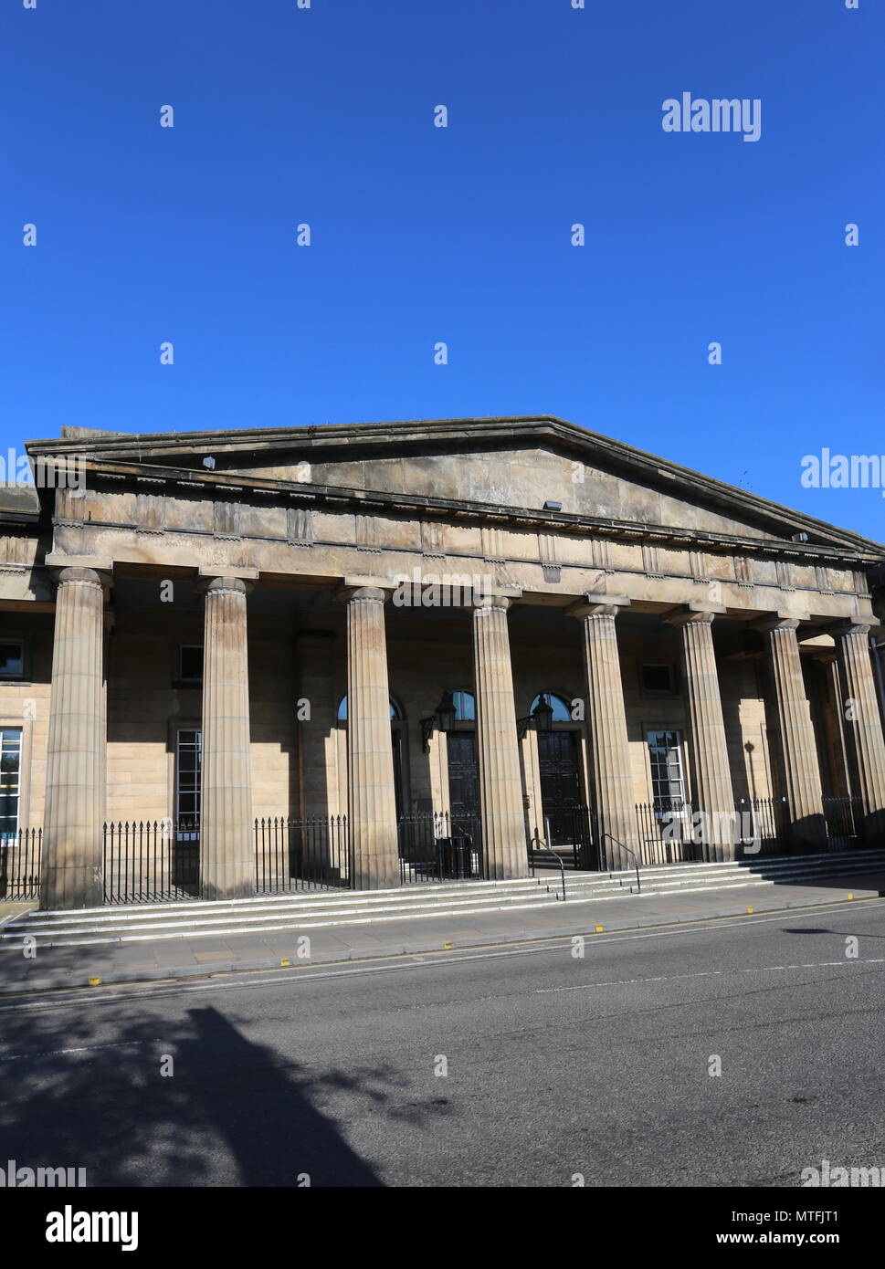 Exterior of Perth Sheriff Court Scotland May 2018 Stock Photo - Alamy