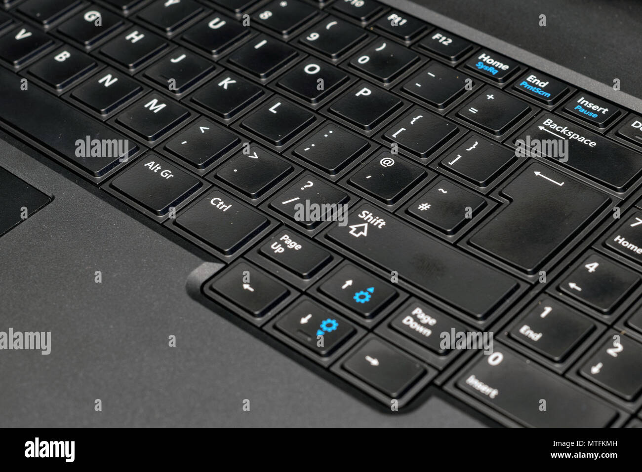 Black computer keyboard Stock Photo - Alamy