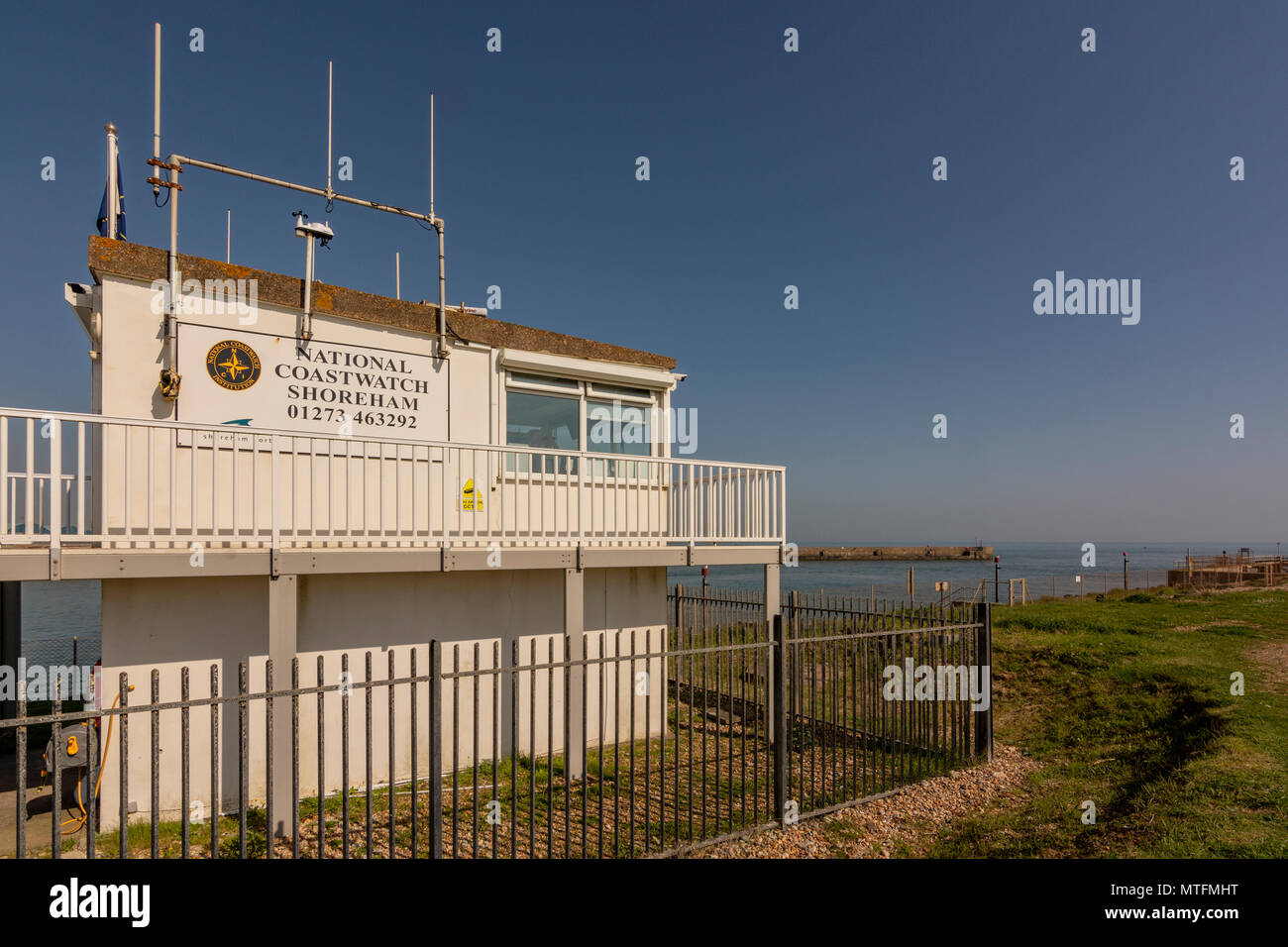National Coastwatch Station - Shoreham Harbour entrance, West Sussex ...