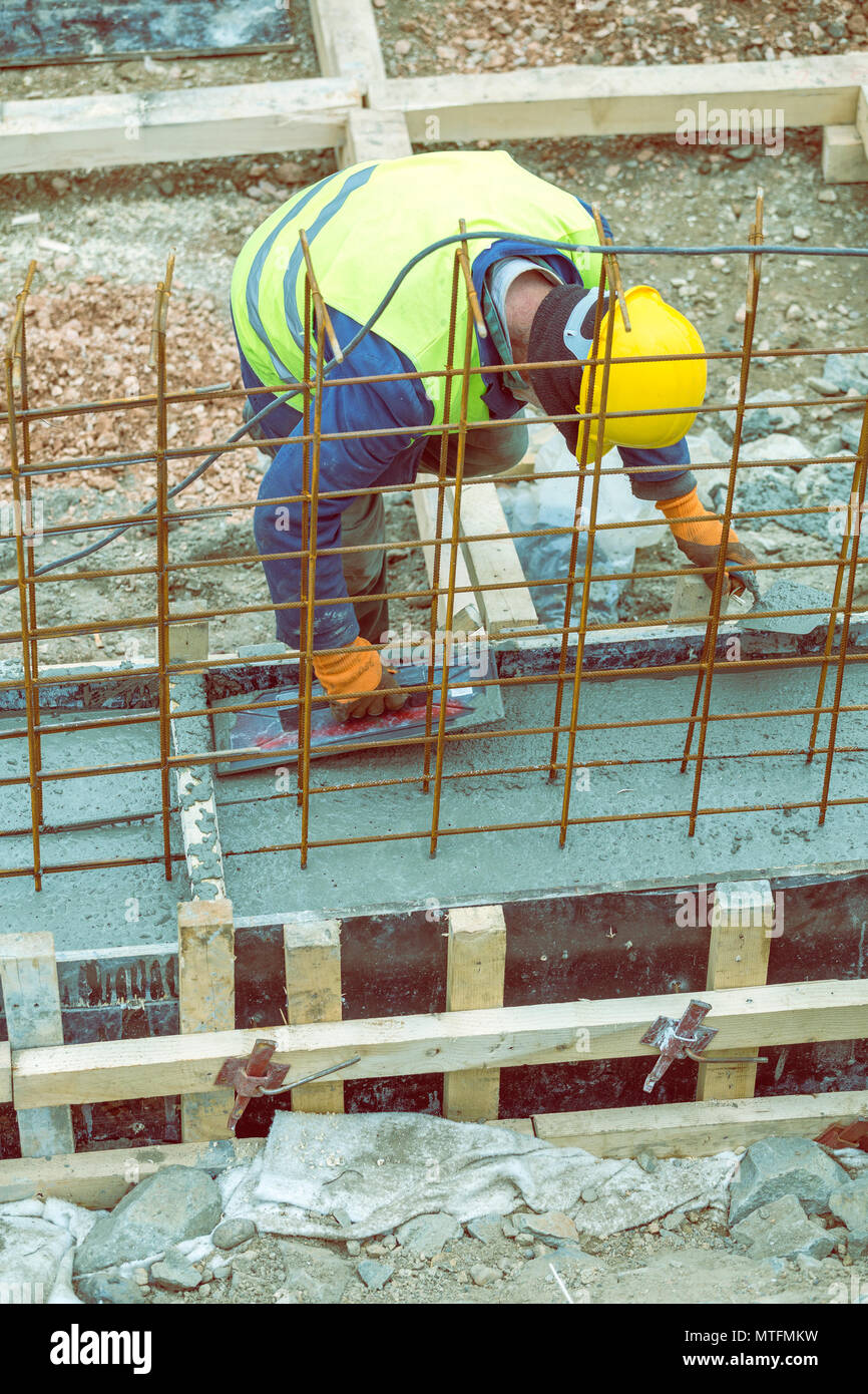 Concrete footing formwork hi-res stock photography and images - Alamy