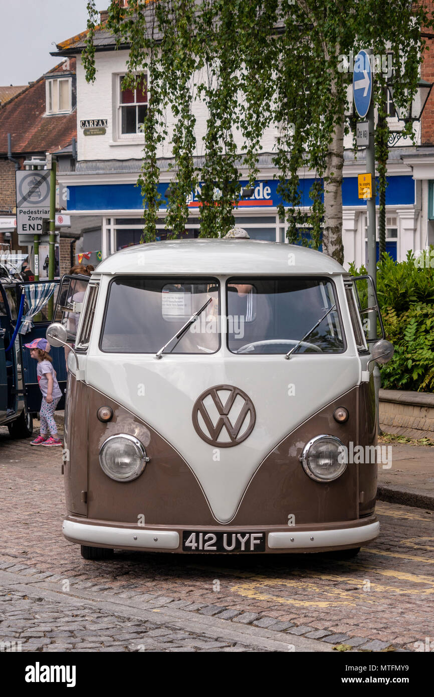 A 1955 Volkswagen Split-Screened Camper Van - 1200CC - on display at ...