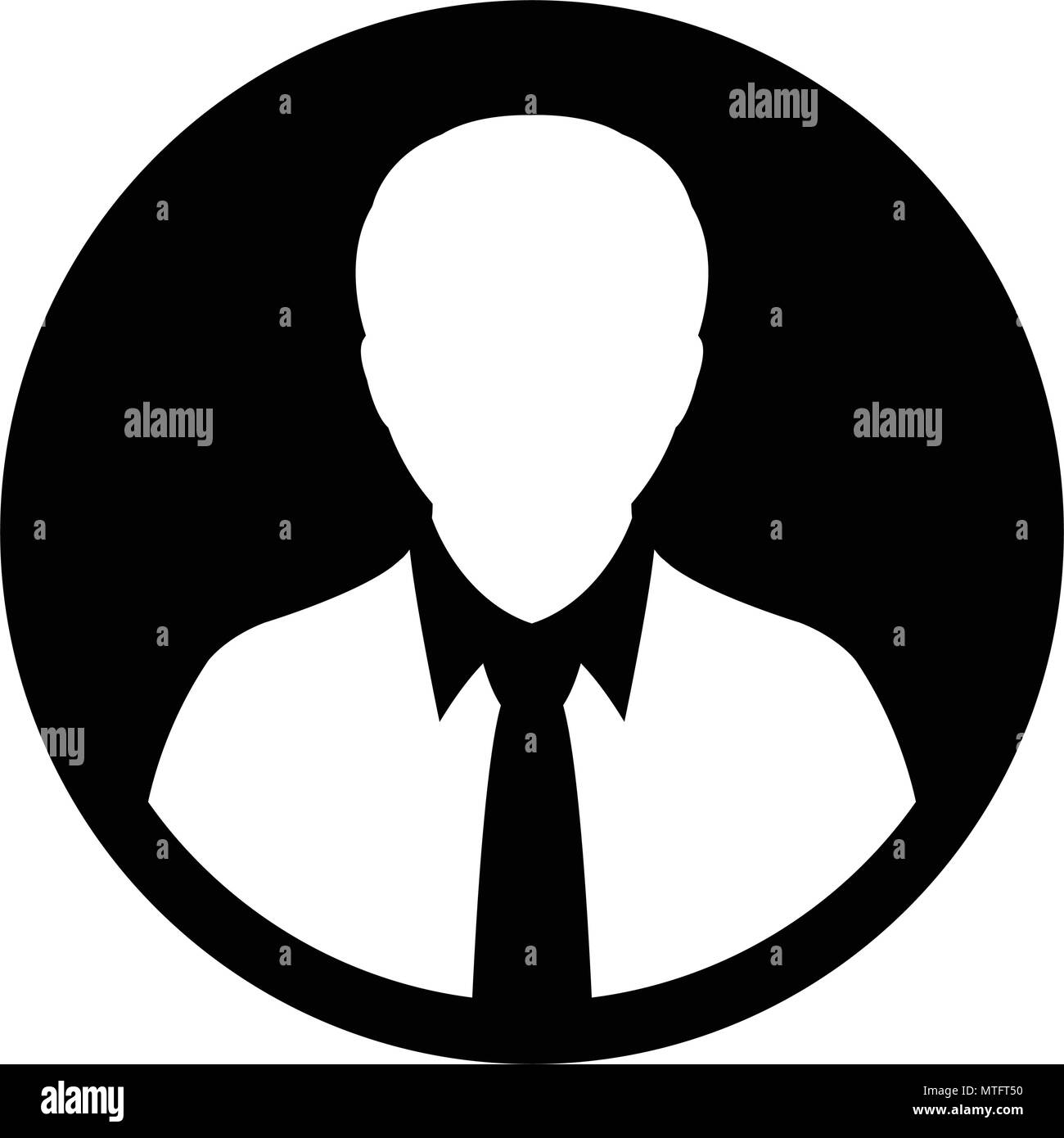 User icon vector male person profile avatar in flat color glyph ...