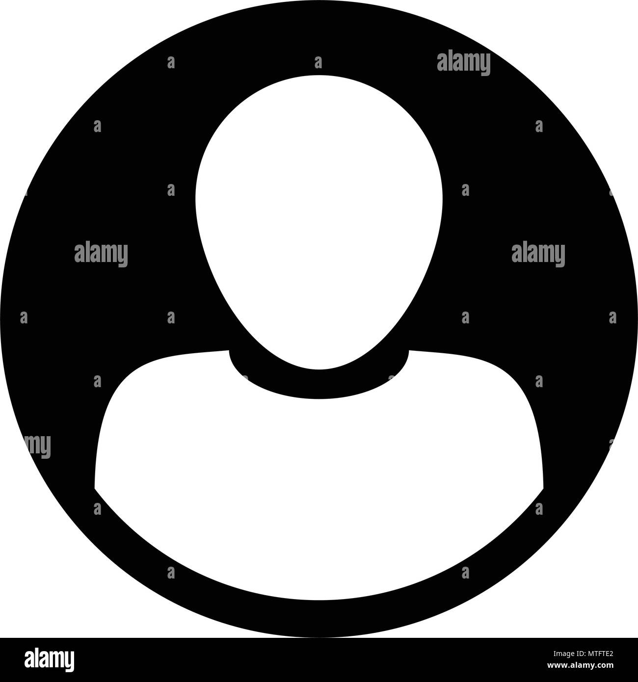 User Icon Vector Male Person Symbol Profile Circle Avatar Sign in Flat ...