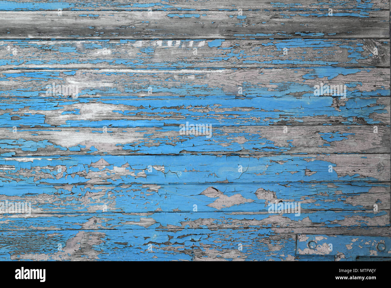 Old blue painted boards for use as a background Stock Photo - Alamy