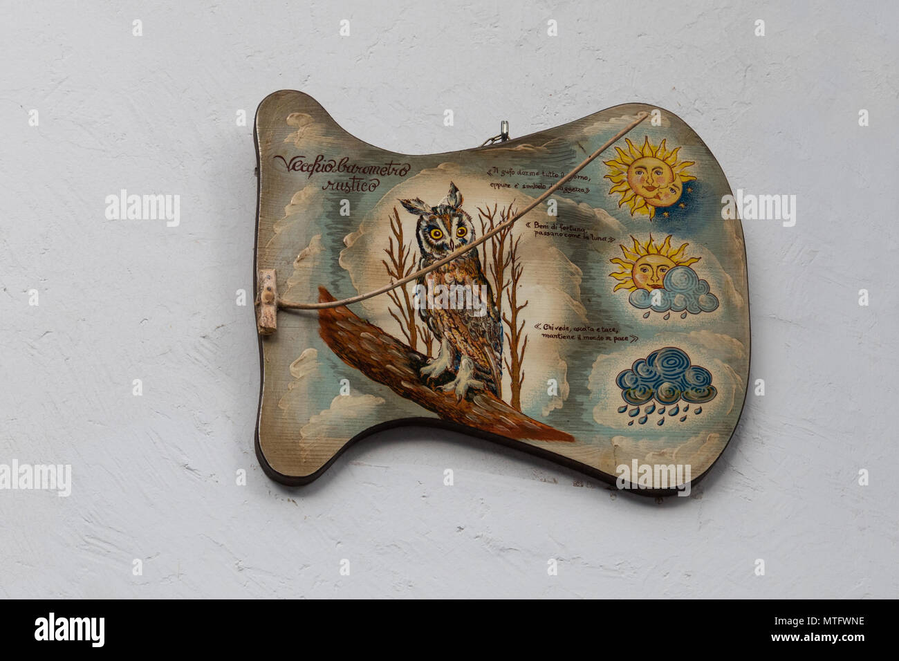 Simple weather prediction device with weather stick Stock Photo - Alamy