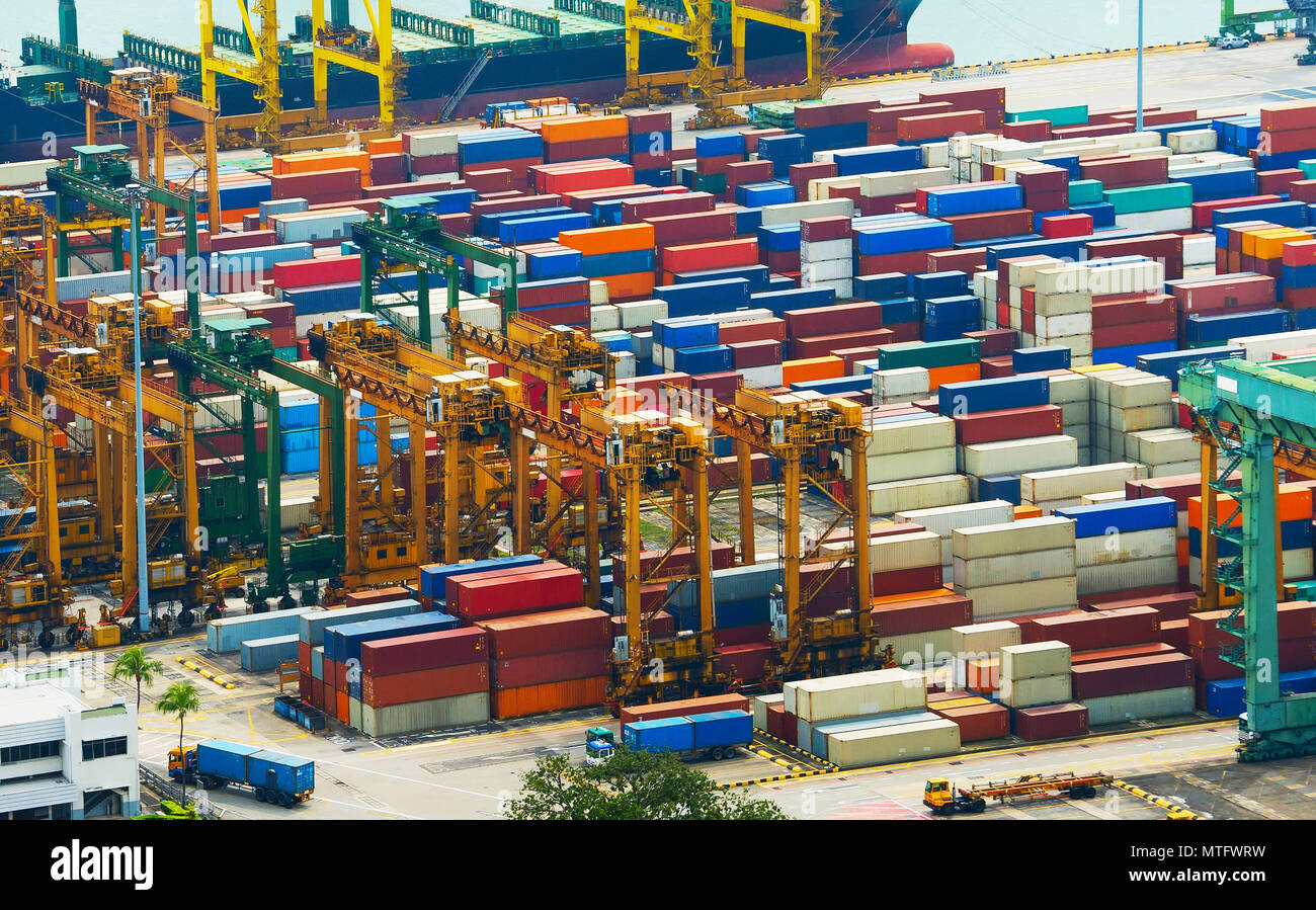 Lots of containers hi-res stock photography and images - Alamy