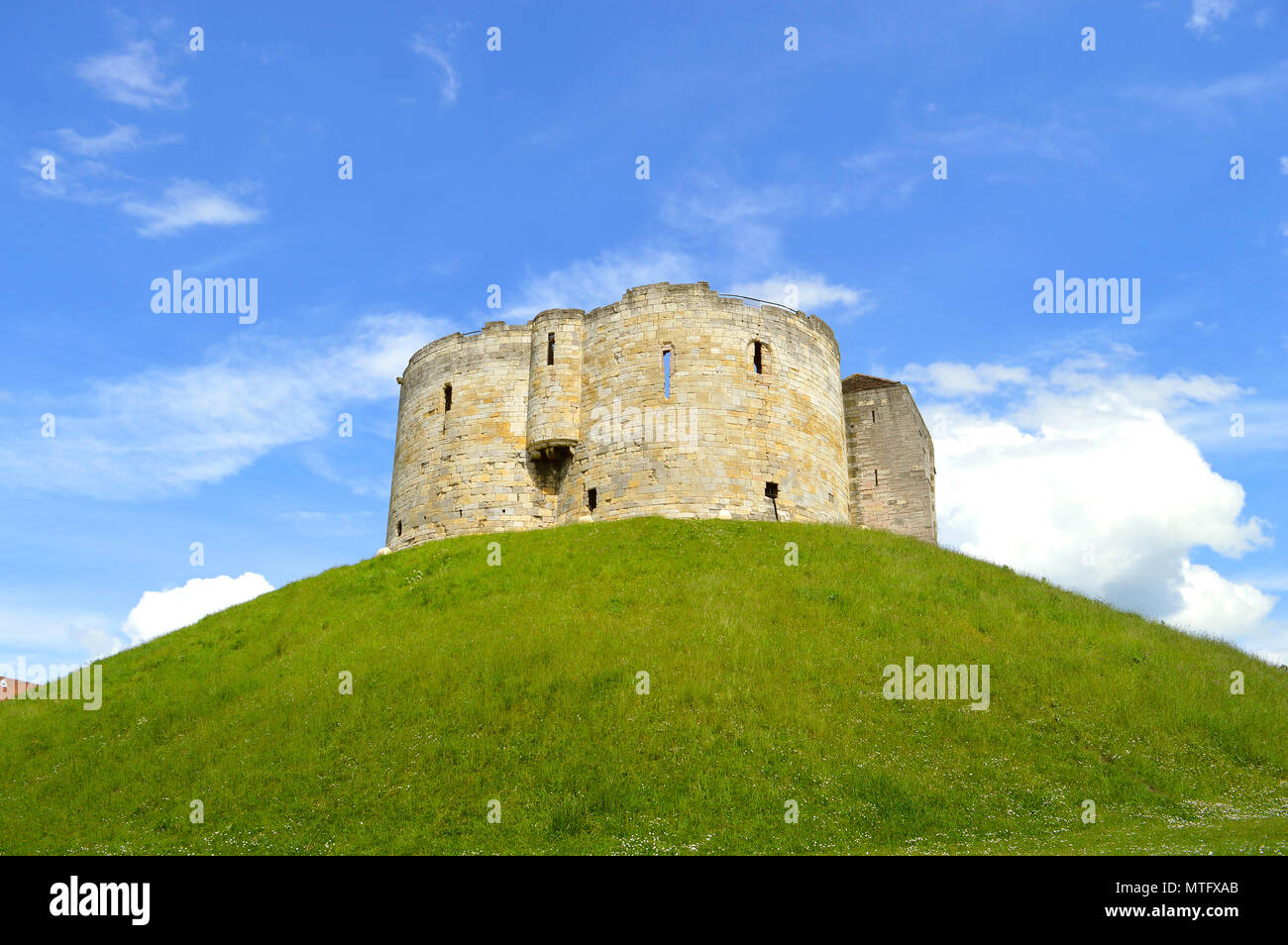 The historical York Castle in the city of York commonly referred to as ...