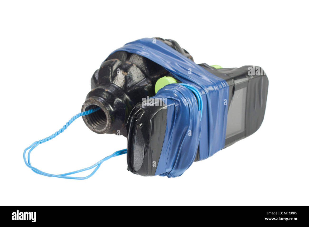Improvised Explosive Device isolated on white Stock Photo - Alamy