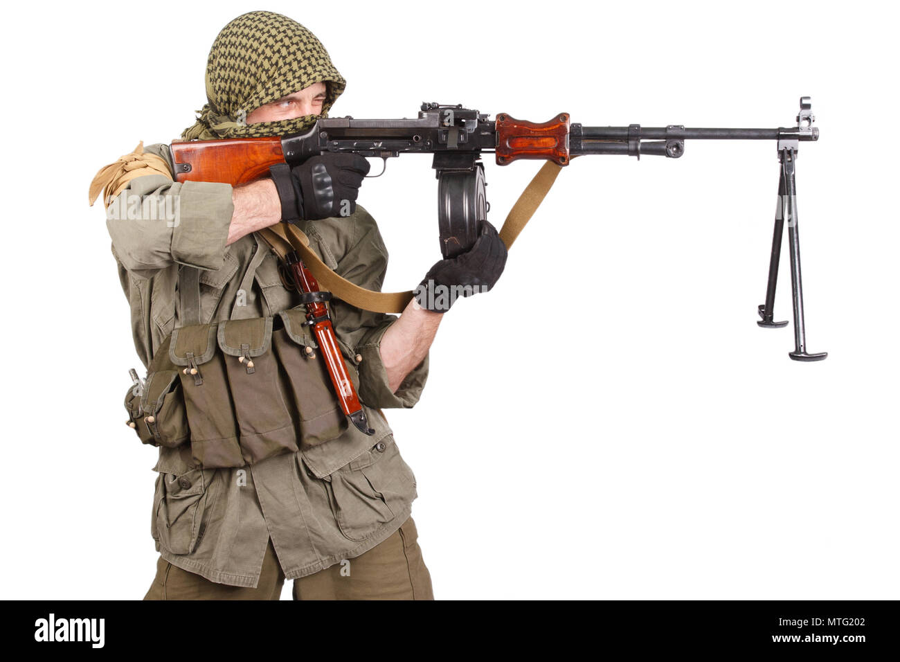 Man on old battlefield Cut Out Stock Images & Pictures - Alamy