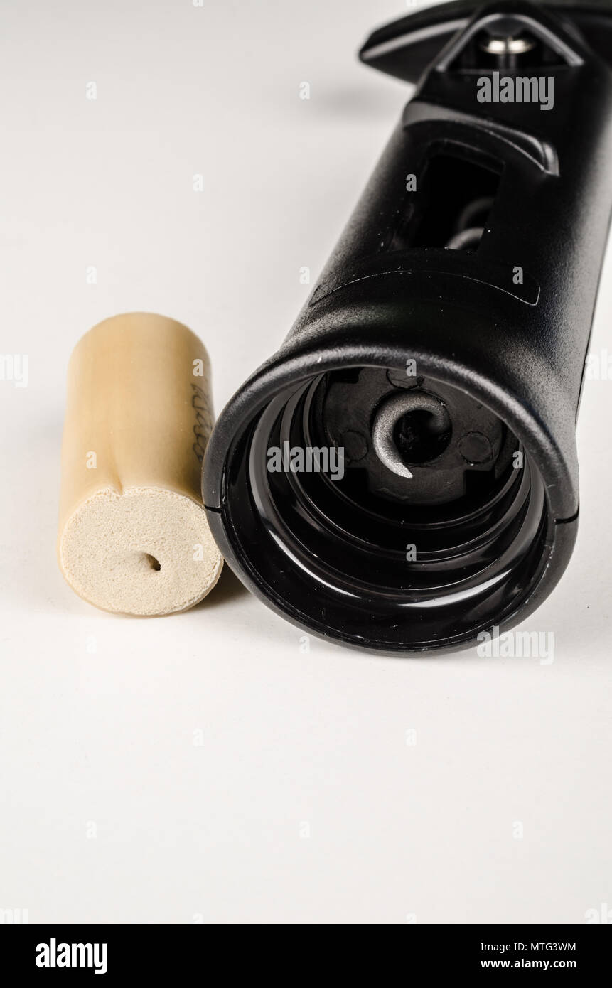 Modern self rising cork screw Stock Photo - Alamy