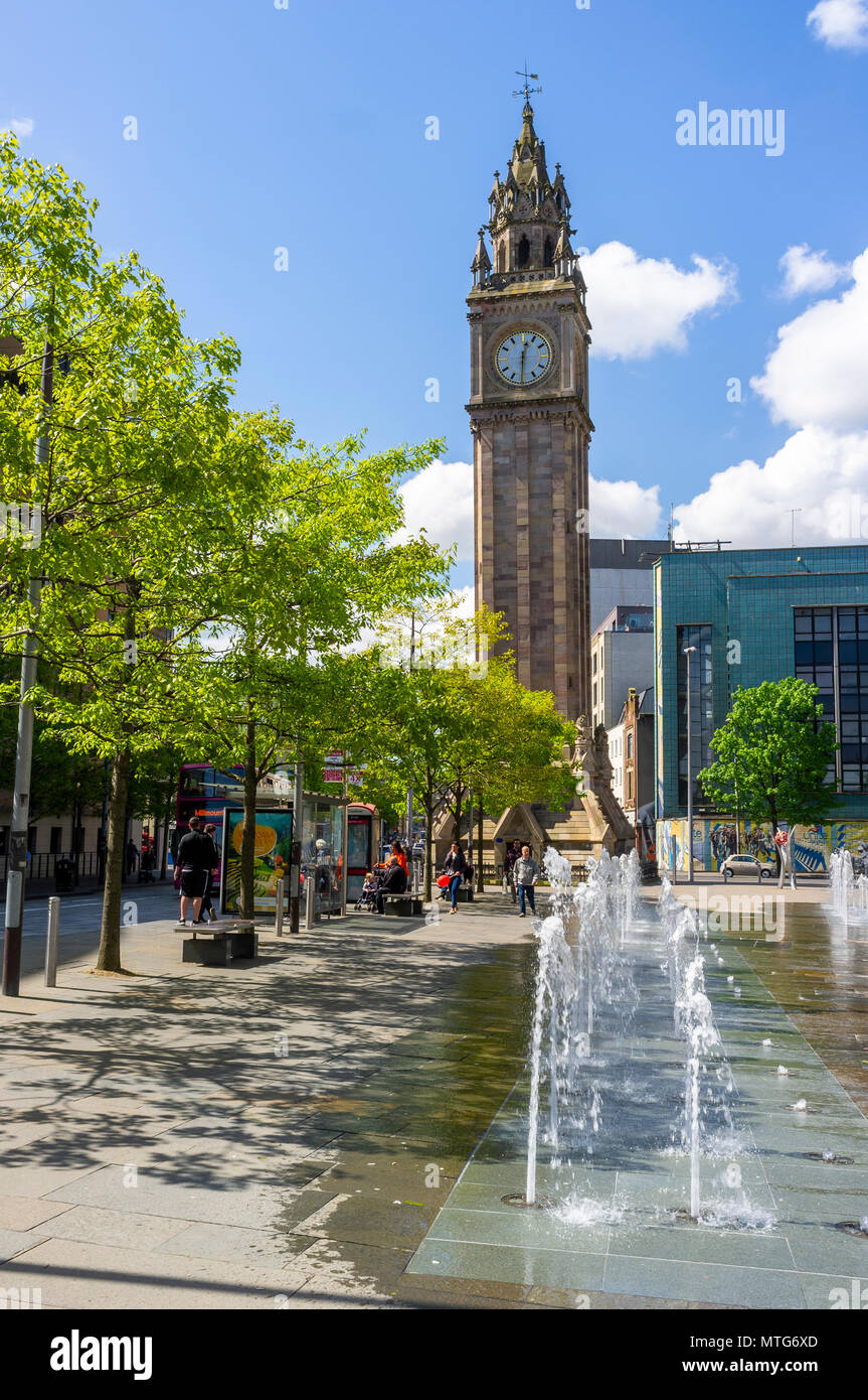 Albert clock fountain queens square hi-res stock photography and images ...