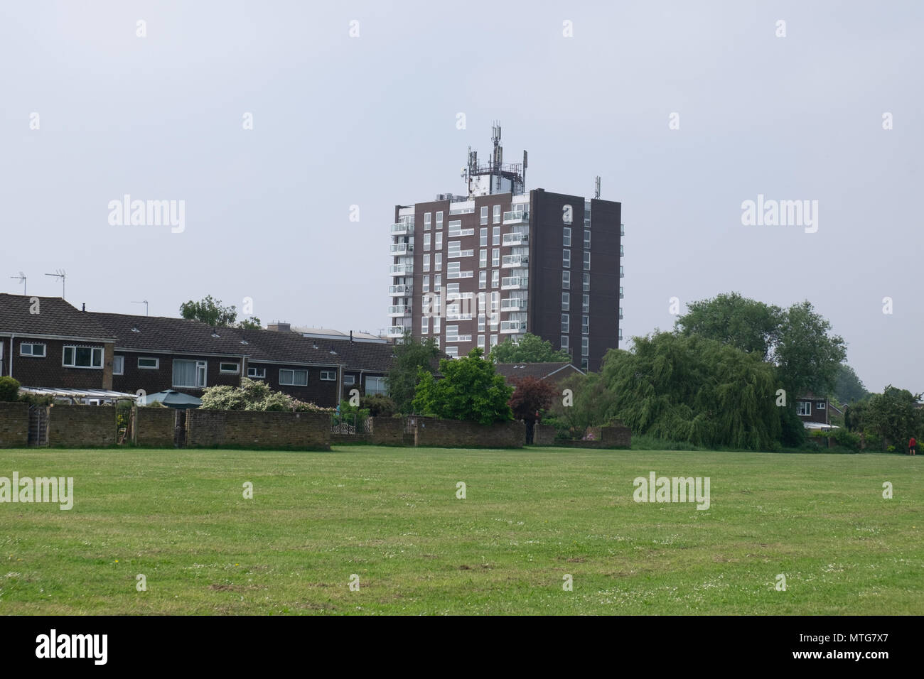 tower block in surrey Stock Photo - Alamy