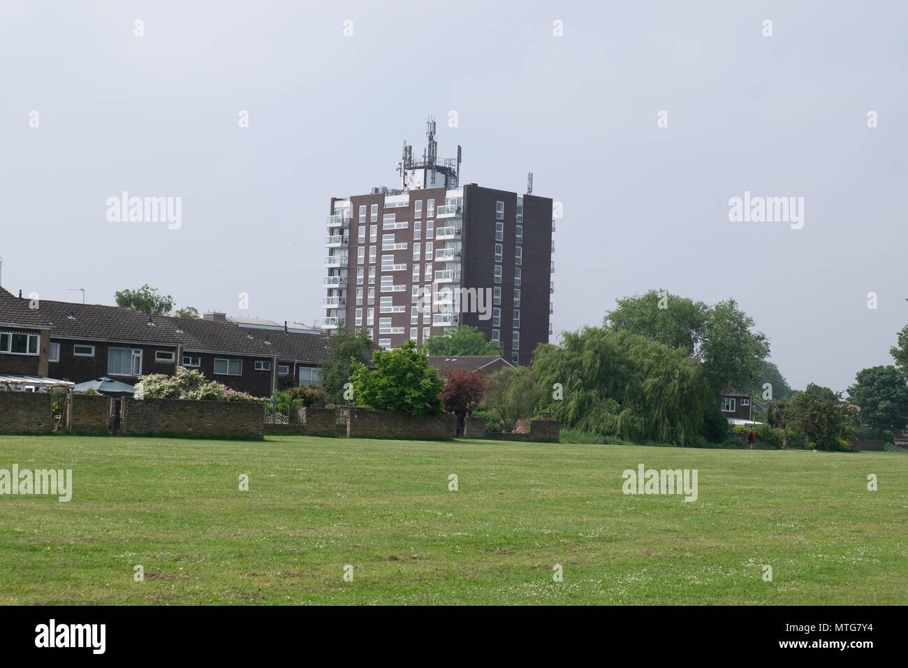 tower block in surrey Stock Photo - Alamy