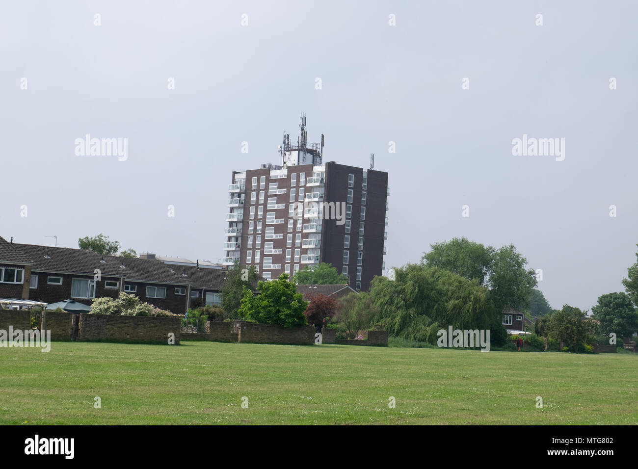 tower block in surrey Stock Photo - Alamy