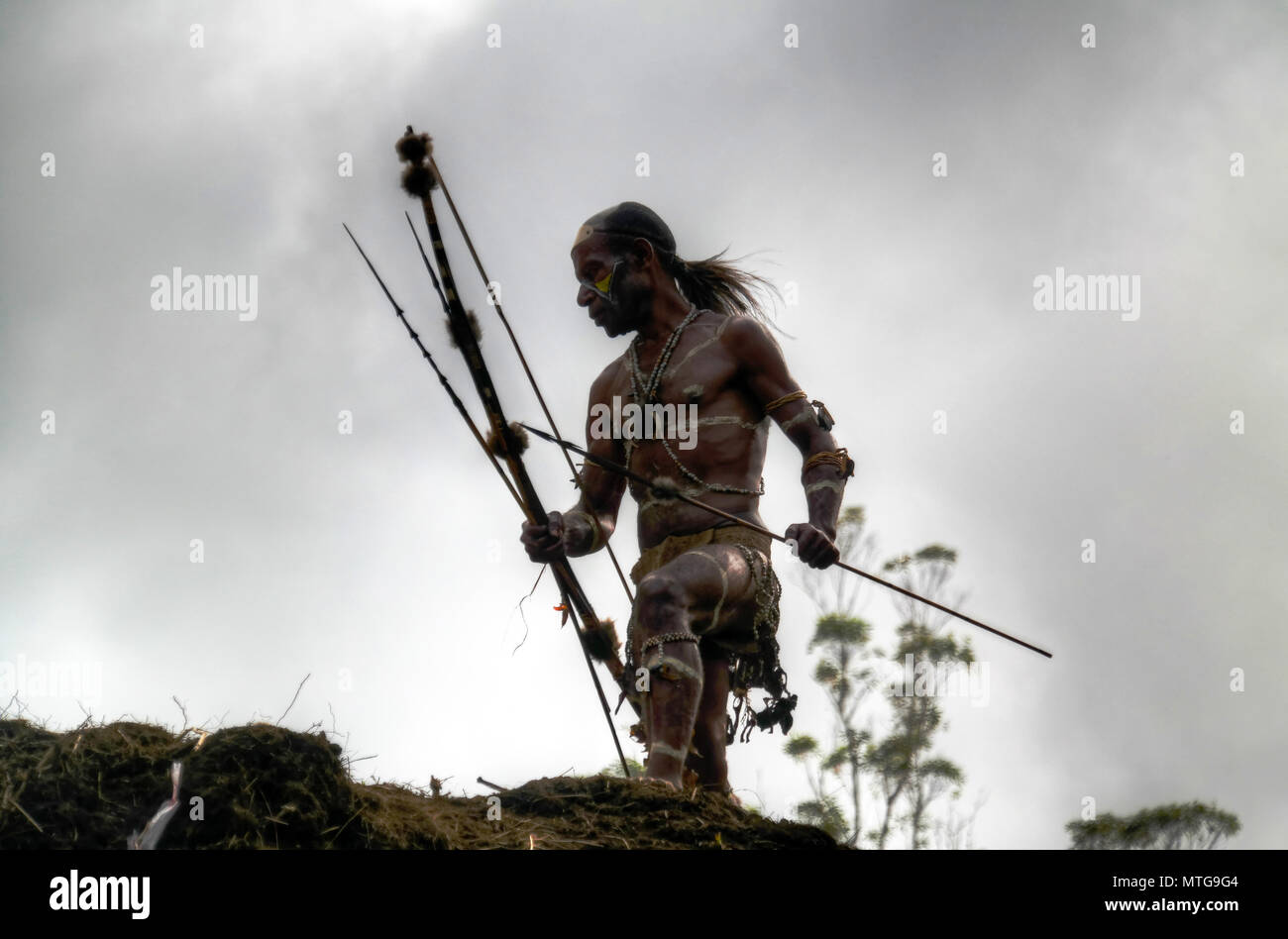 Participants of the Mount Hagen local tribe festival - 17-08-2014 ...